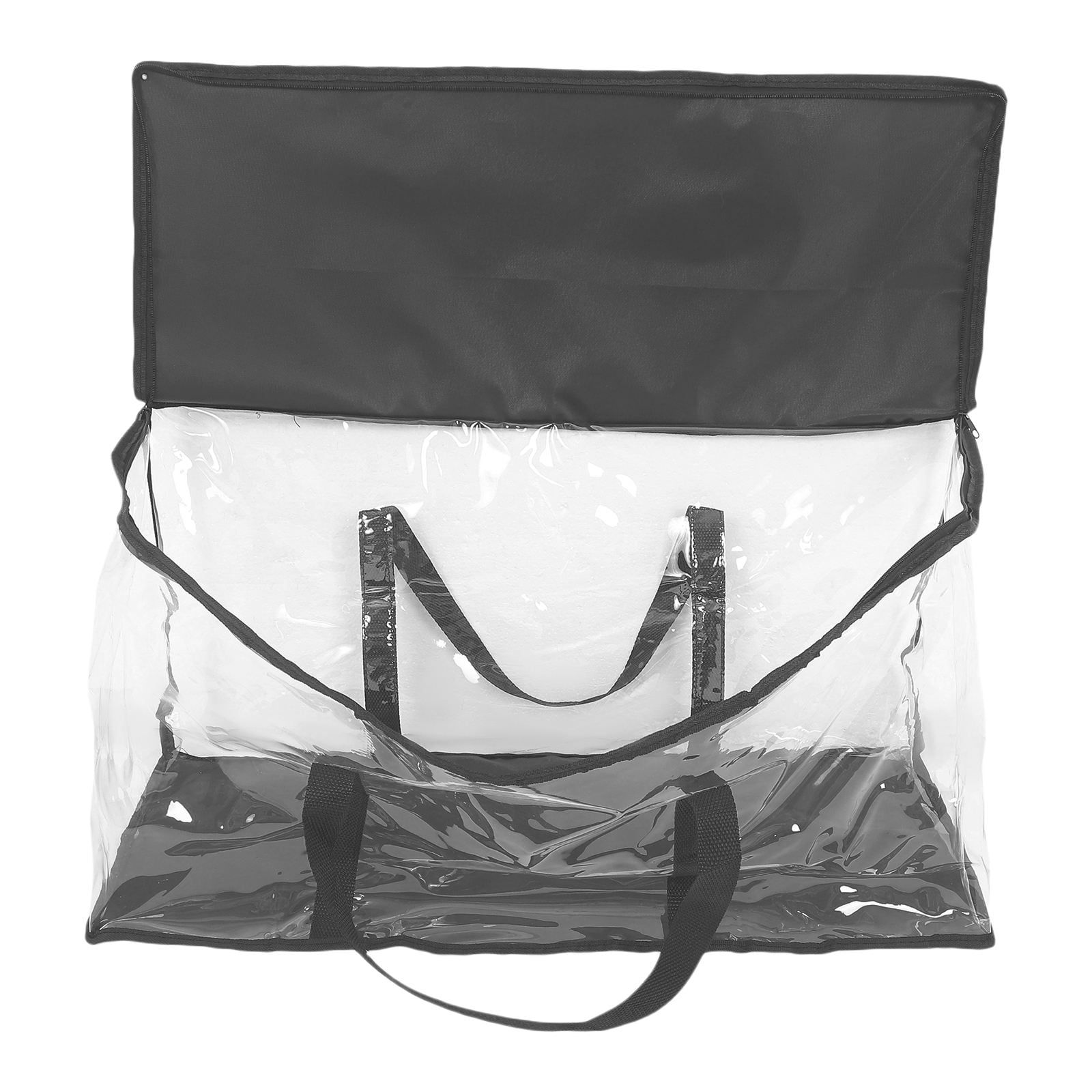 Hytrove Transparent Bookbag Portable Waterproof Pvc Case Black 1Pack ...