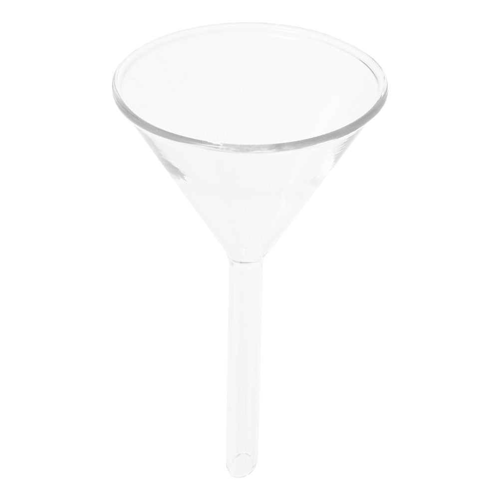HEMOTON Clear 75mm Wide Mouth Glass Funnel for Scientific Filtration ...