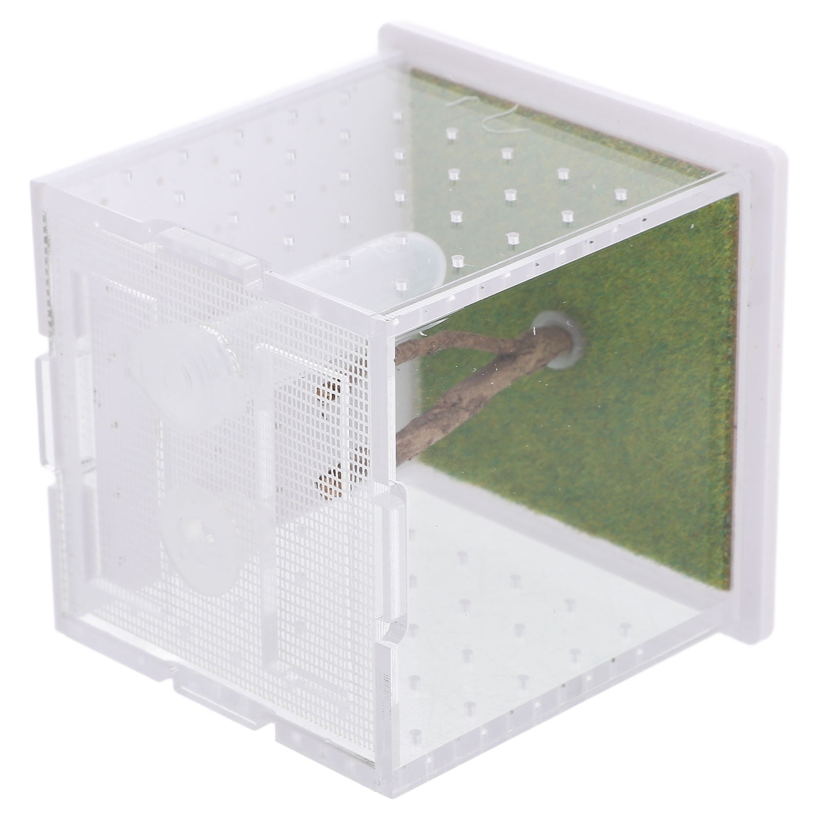 Hemoton Clear Spider Enclosure Box Jumping Spider Habitat Box Acrylic ...