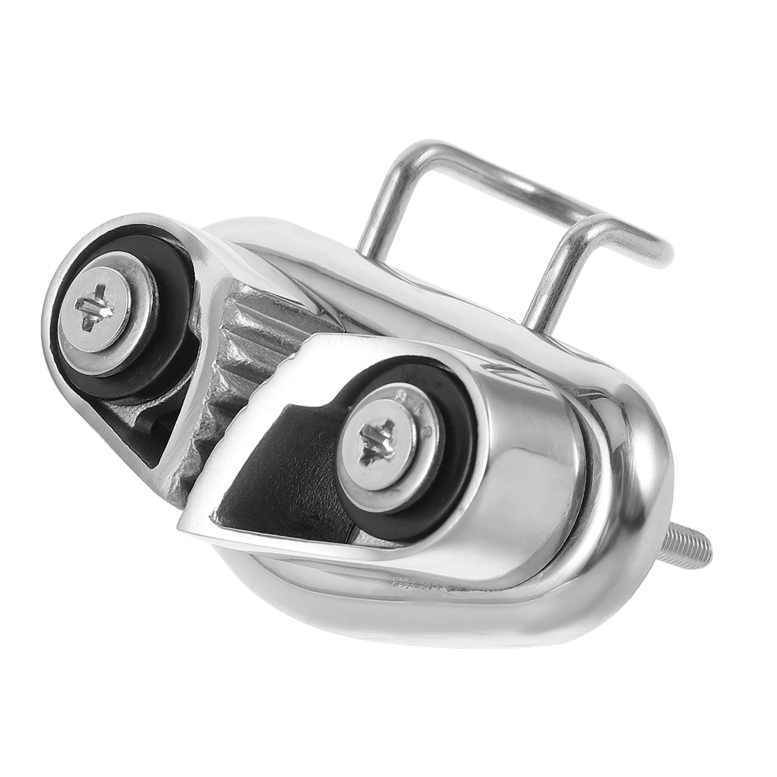 Hemoton Cleat Cam Stainless Steel Cam Cleat Clip Rope Buckle Holder ...