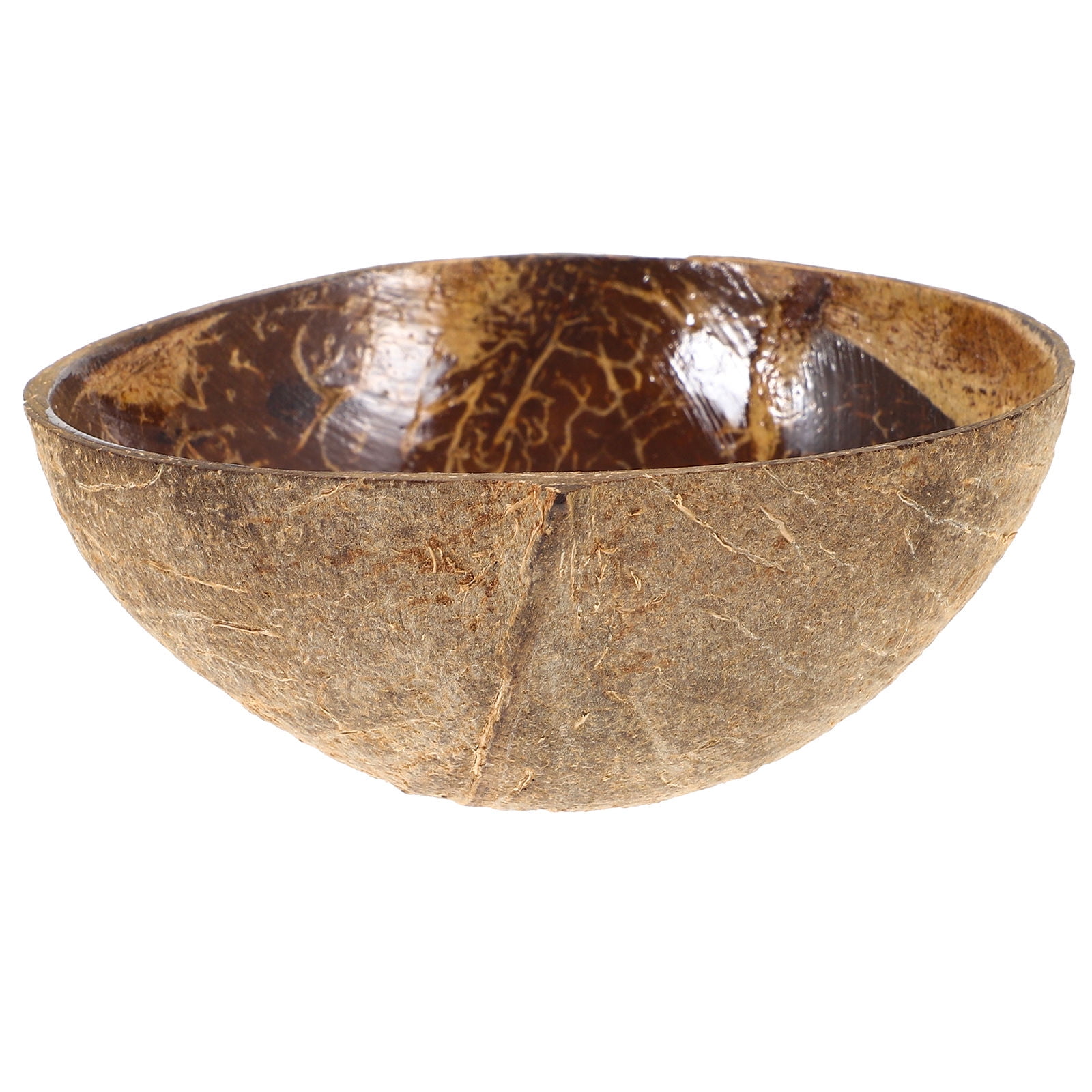 Hemoton Coconuts Shell Candle Bowl Multi-function Food Bowl Natural ...
