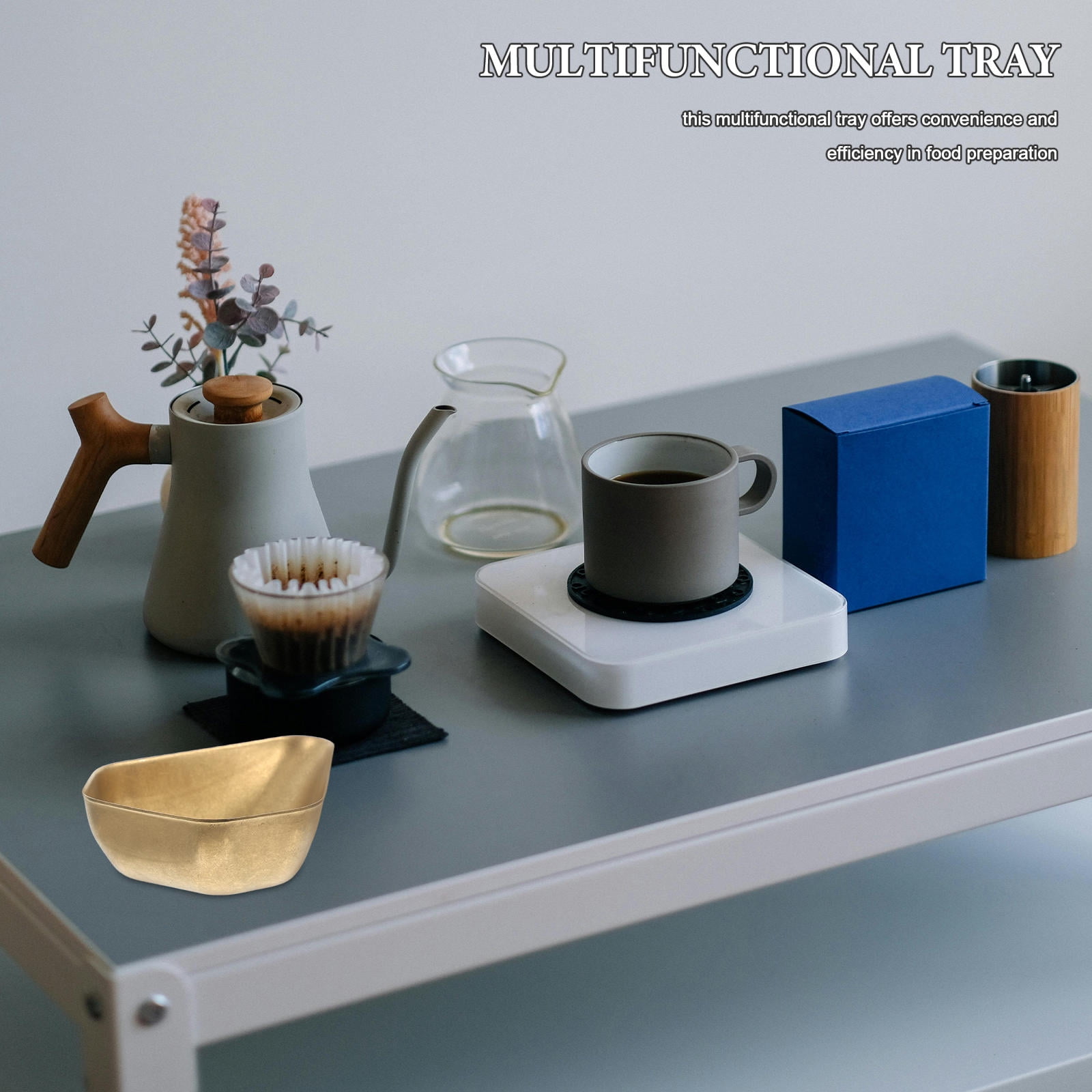 Hemoton Coffee Bean Dosing Cup Stainless Steel Measuring Bowl Ideal For ...