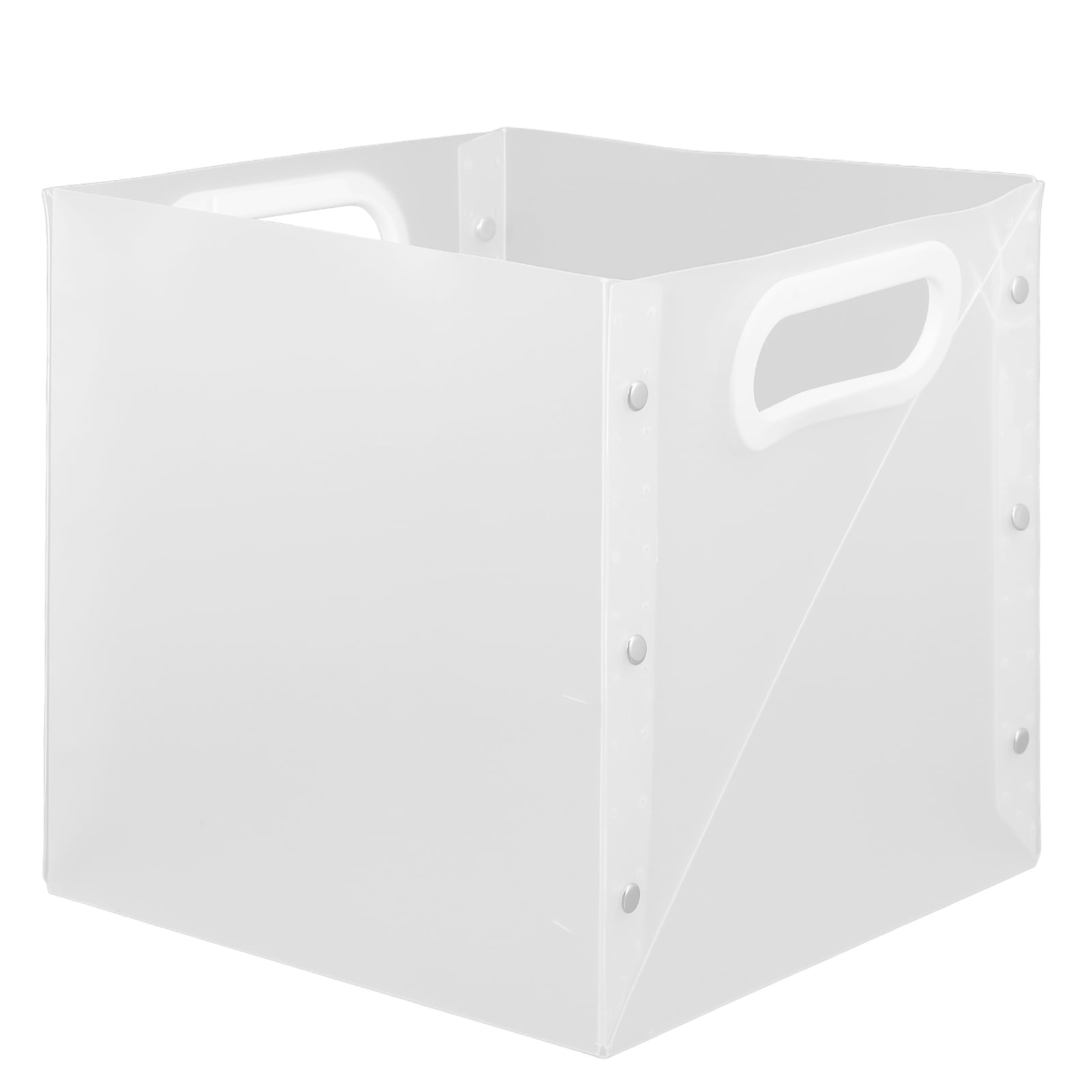 Hemoton Collapsible Plastic Storage Container Foldable Storage Bin File ...