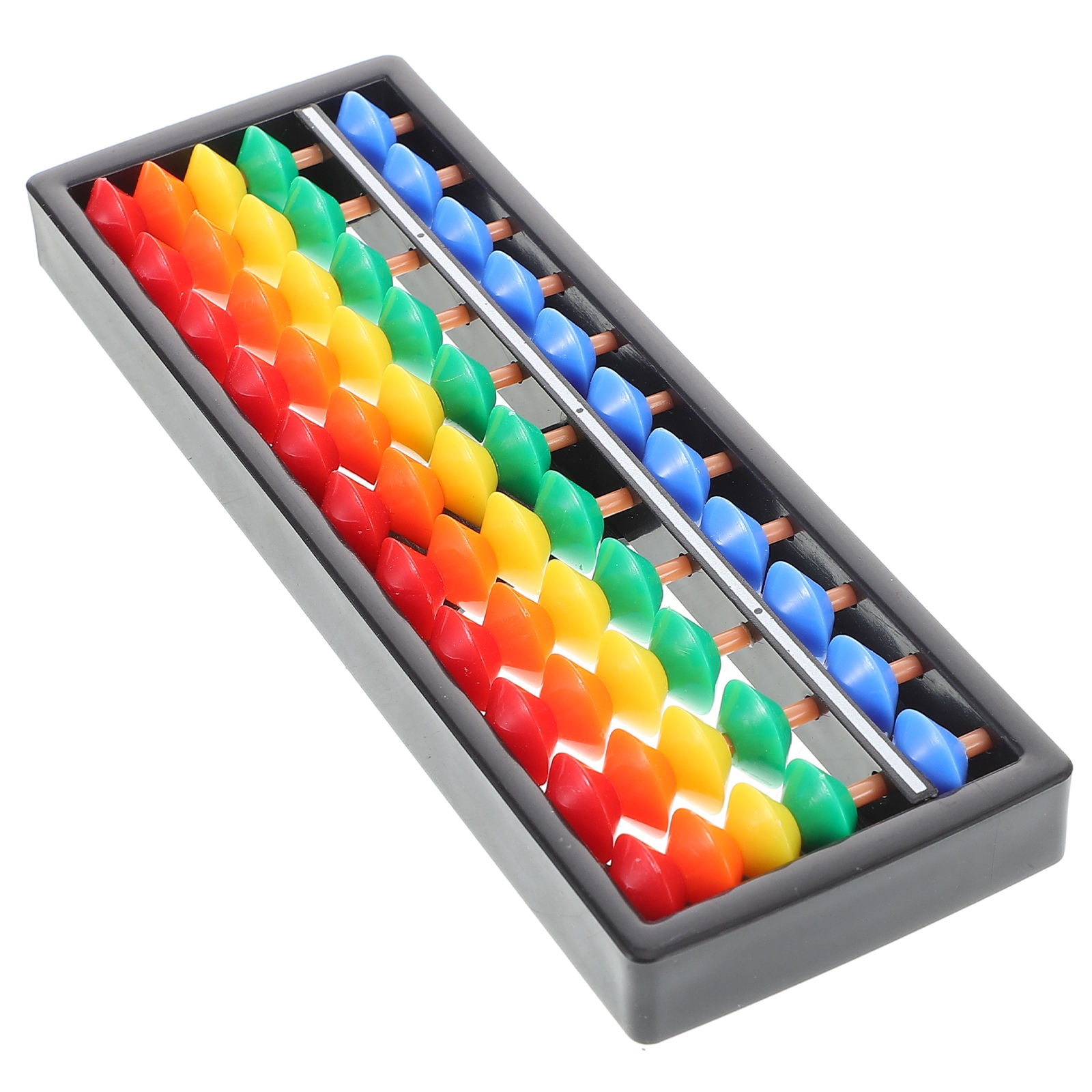 Hemoton Colorful Plastic Abacus With 5 Beads 9-Level Student Mental ...