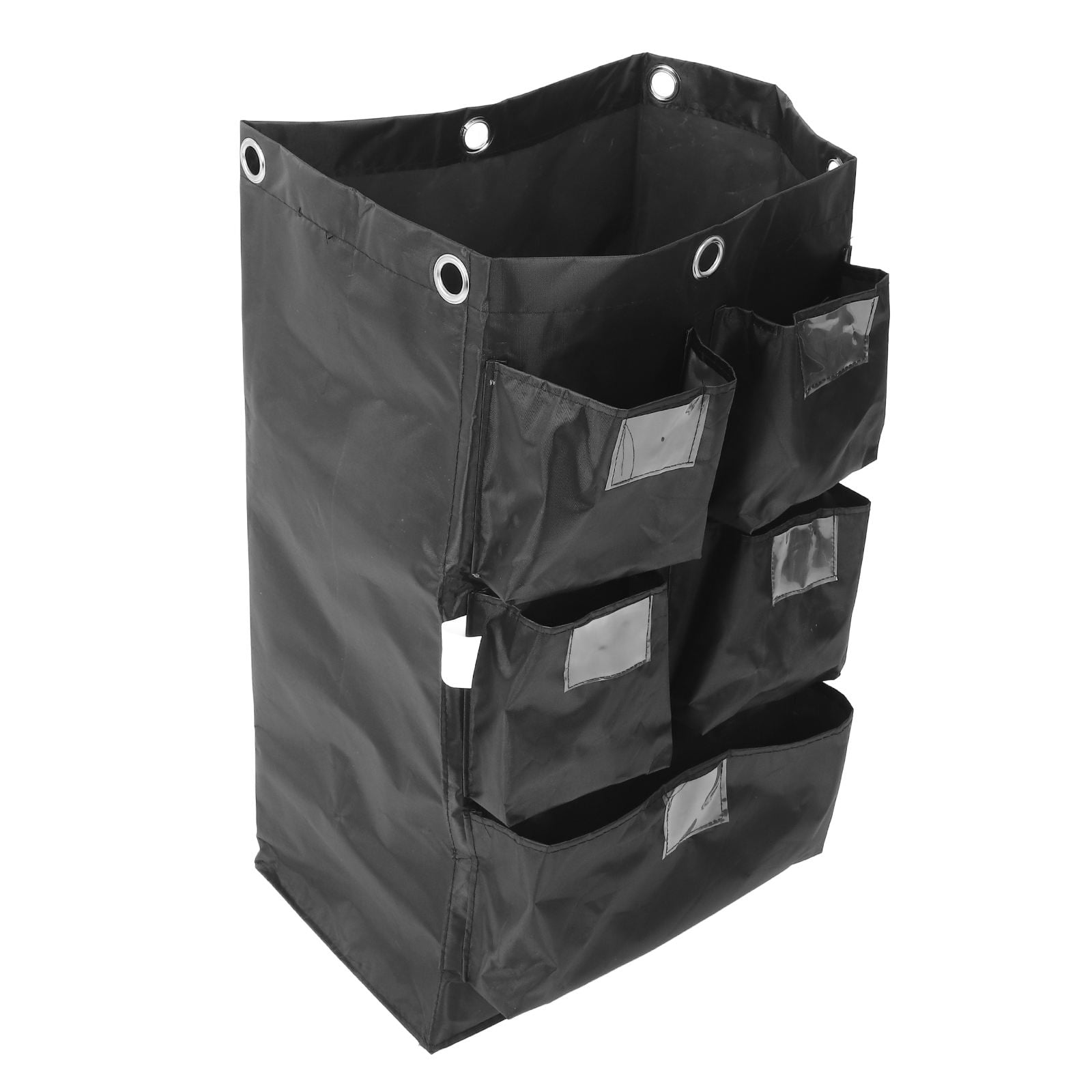 HOMEMAXS High Capacity Cleaning Cart Bag with 5 Pockets for Industrial ...