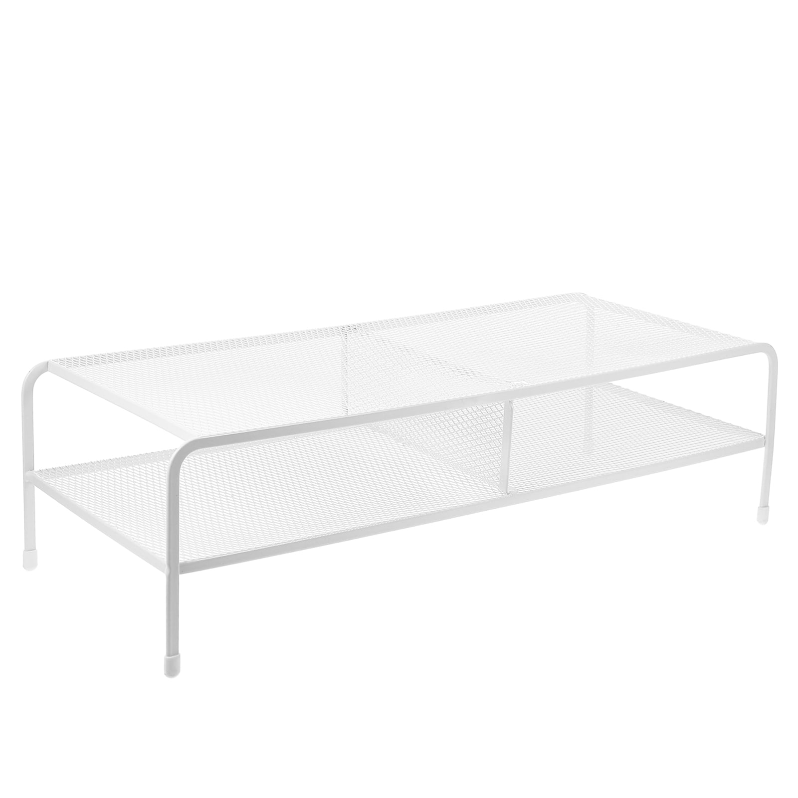 Hemoton Computer Monitor Stand Iron Mesh Rack Monitor Riser Stand ...