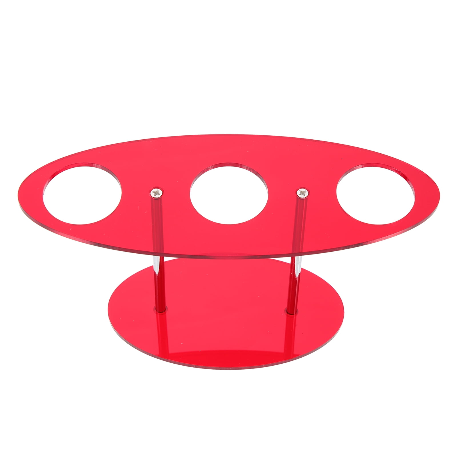 Homoyoyo Acrylic Ice Cream Display Rack Red Easy to Use Stable Bracket ...