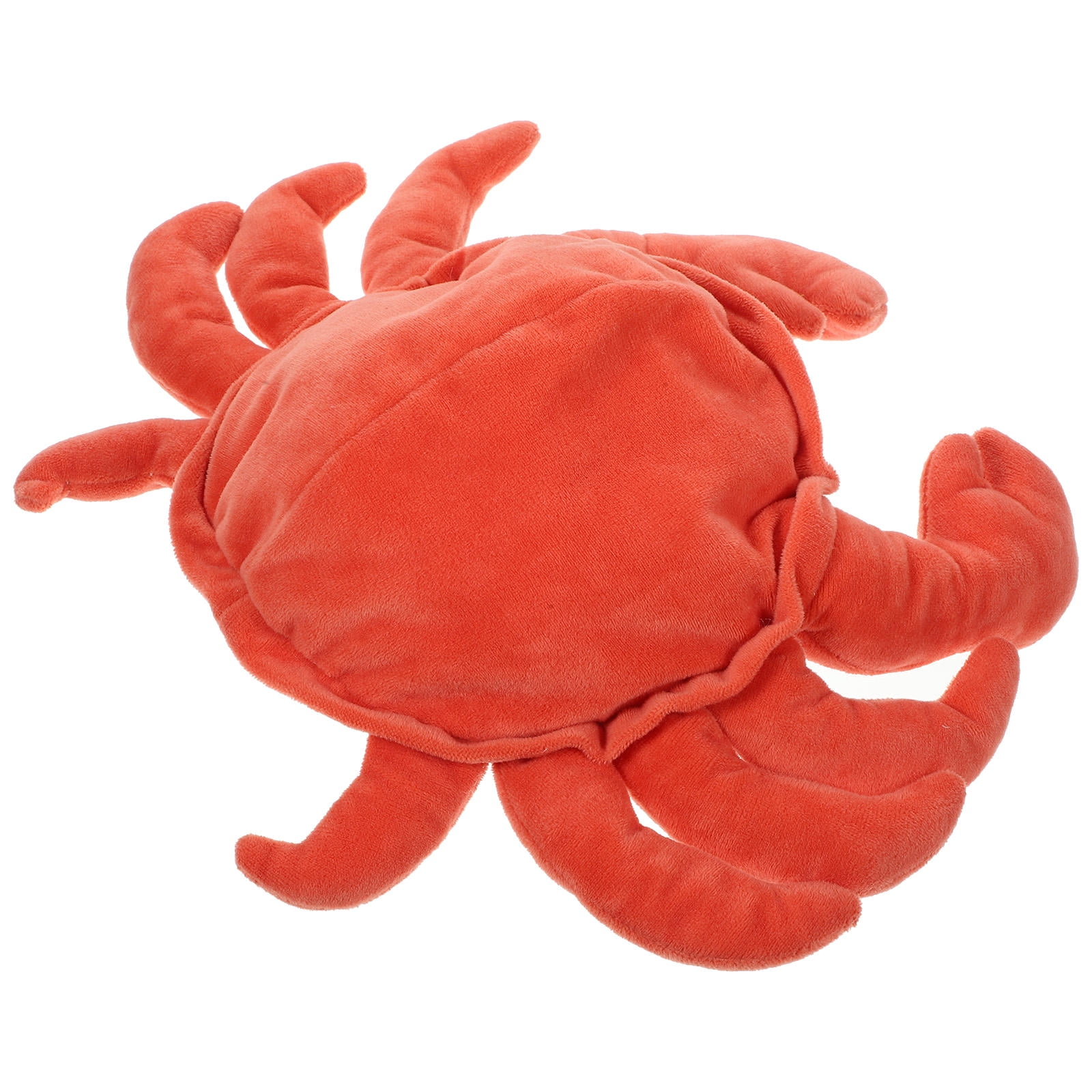 Hemoton Crab Hand Puppet Interactive Plush Crab Doll Kids Role Play Toy ...