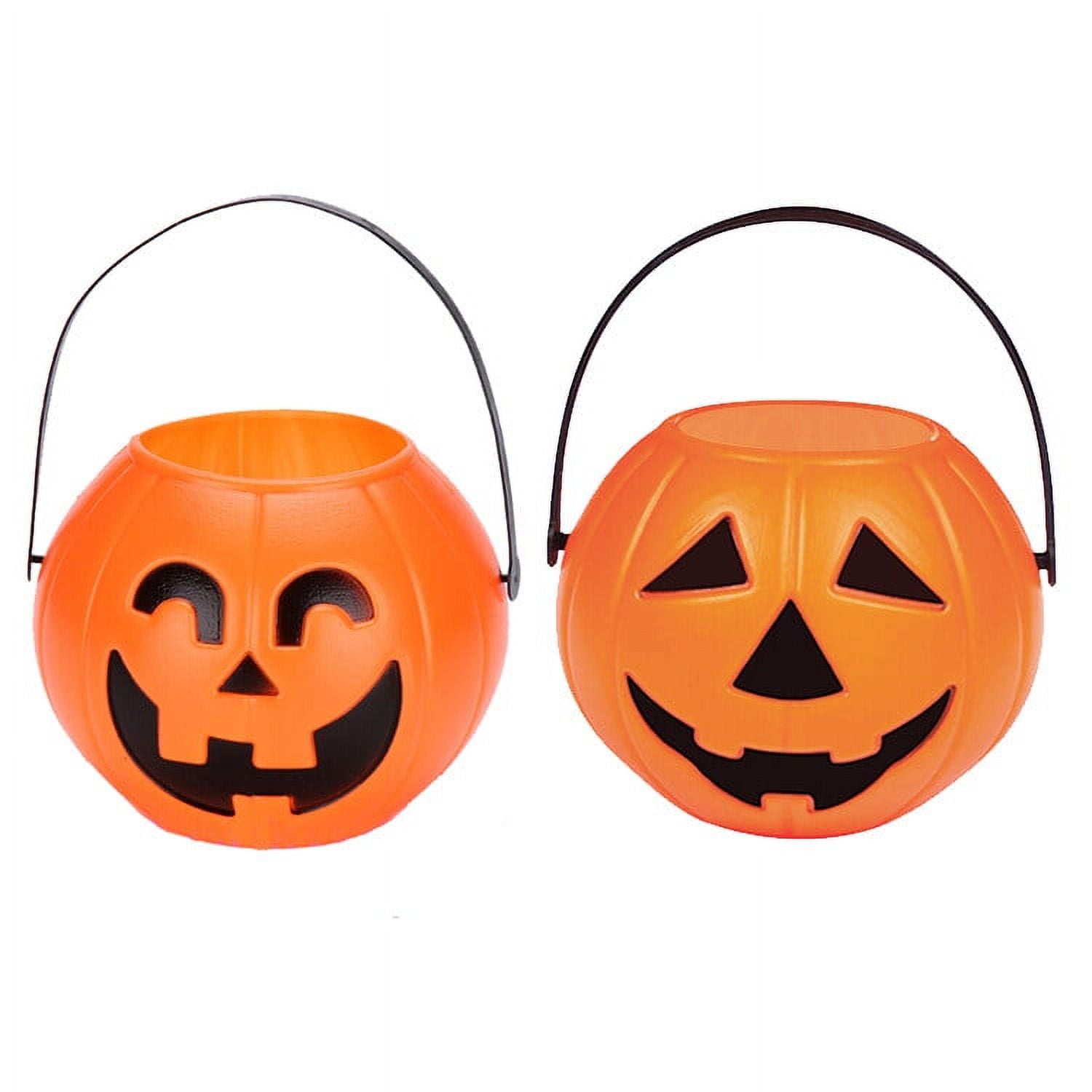 WEAVILUX trick treating bucket pumpkin Orange for Home Decoration 1Pcs ...