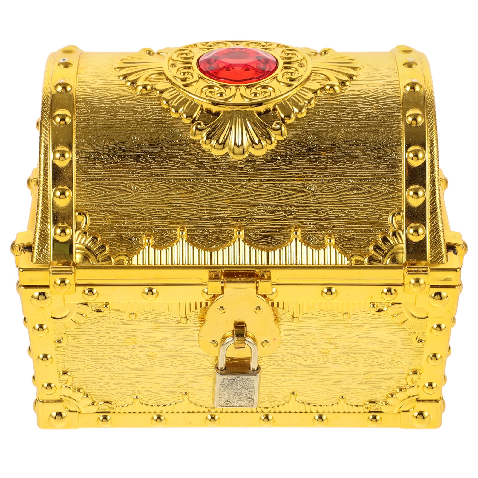 Hemoton Creative Pirate Treasure Chest Toy Box Tiny Pirate Treasure ...