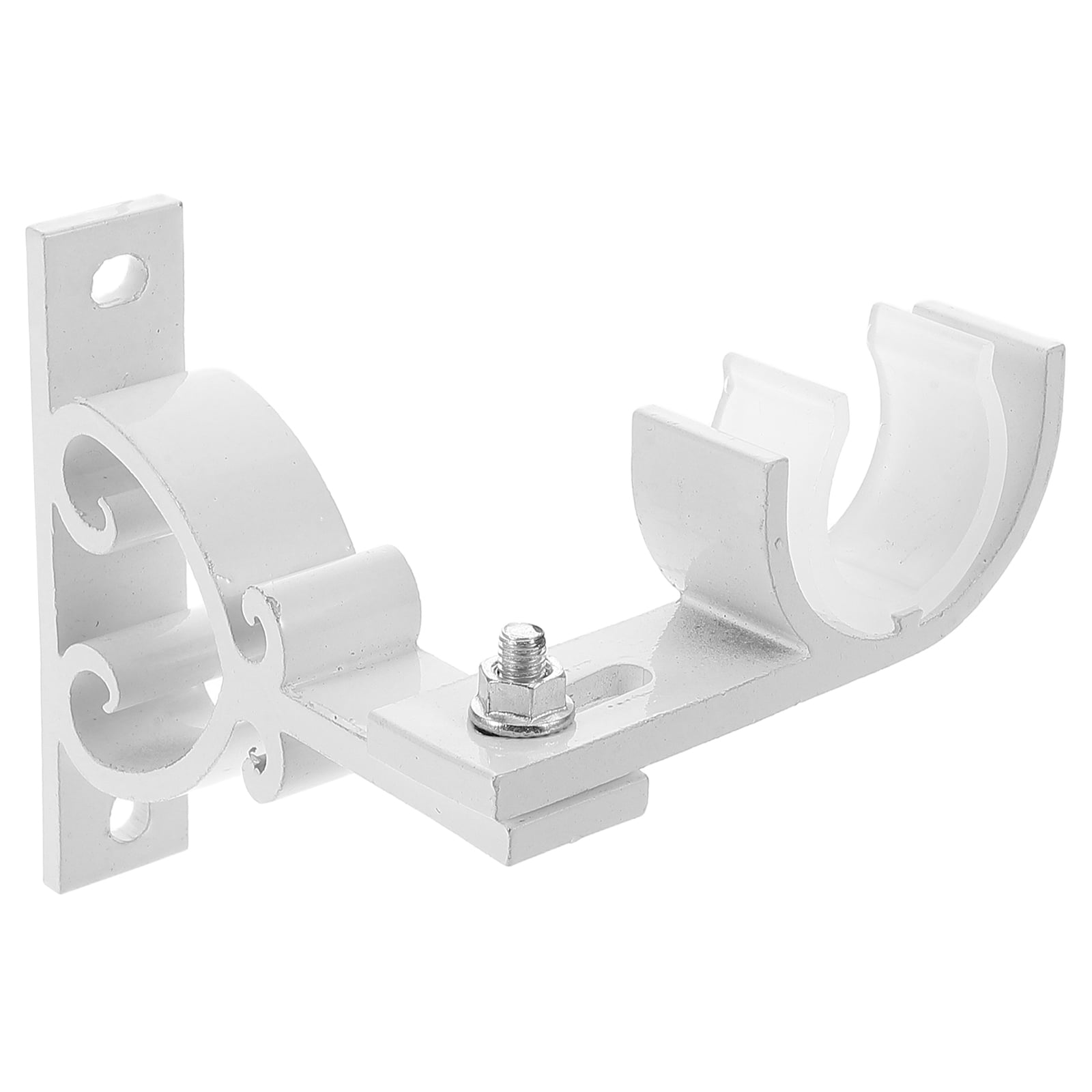 Hemoton Curtain Rod Brackets Curtain Rod Holder Wall Bracket Hooks ...