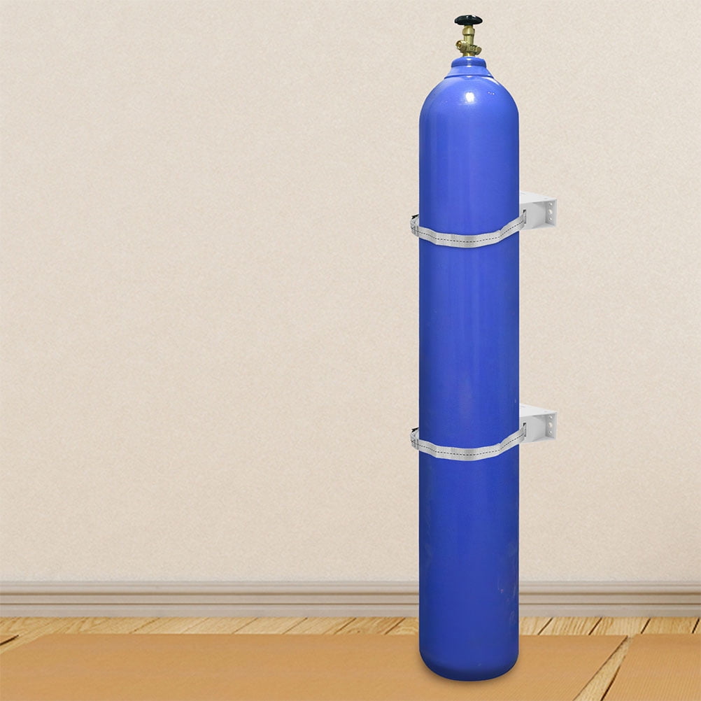 Hemoton Cylinder Wall Mounted Brackets Propane Tank Brackets Holder 40L ...