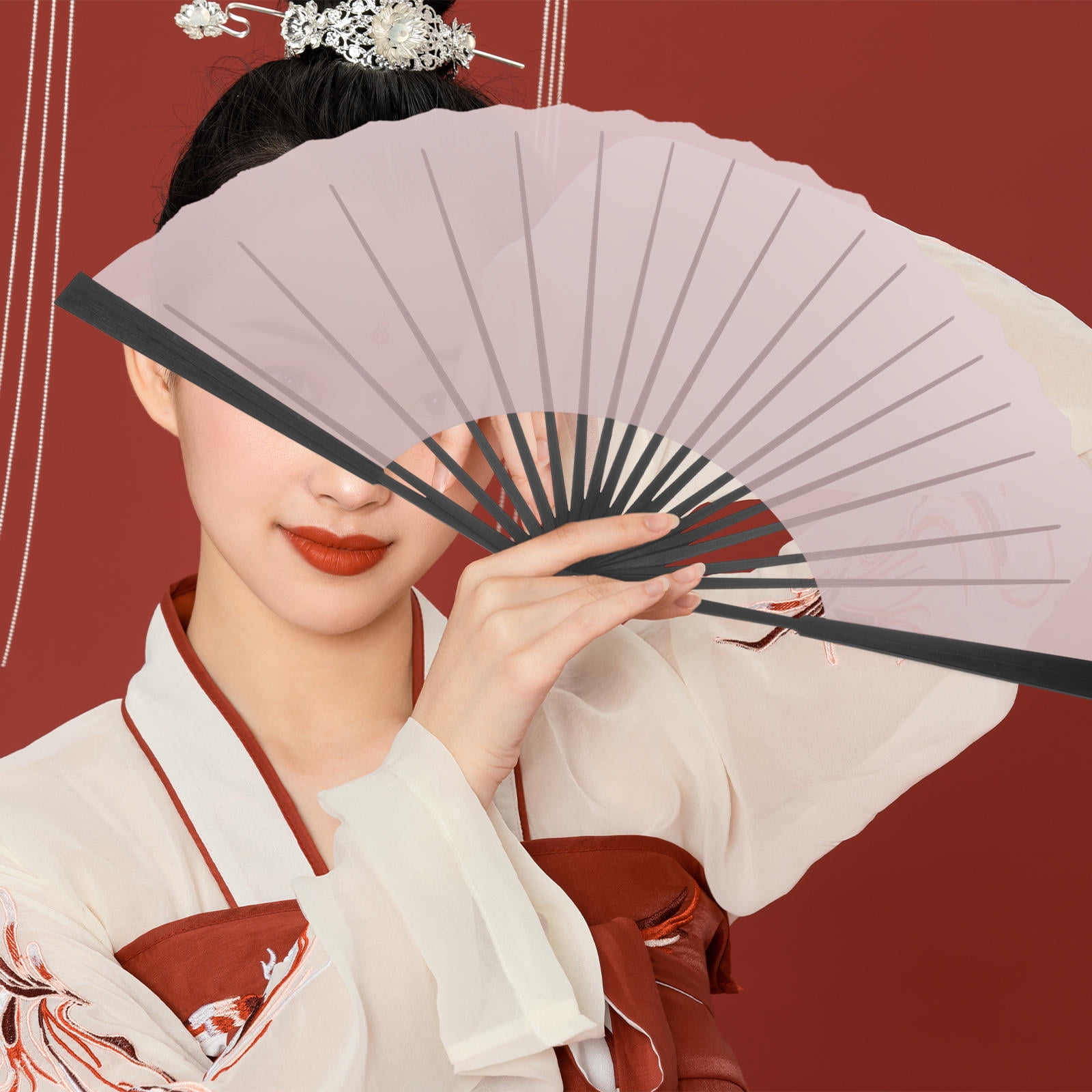 HEMOTON DIY Bamboo Fan Frame for Crafting Easy to Assemble Lightweight ...