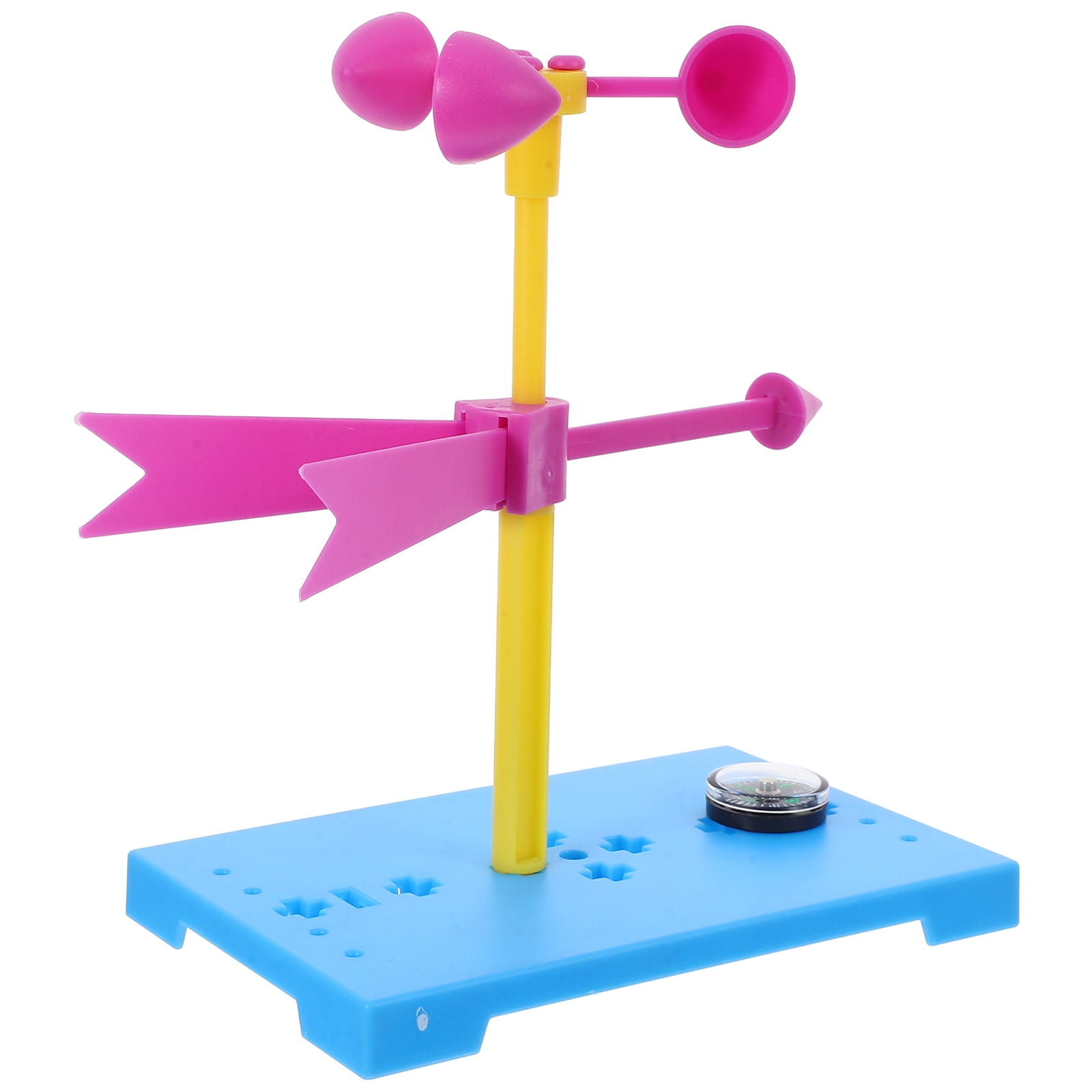 Hemoton DIY Wind Vane Station Wind Vane Toy Science Experiment Assembly ...