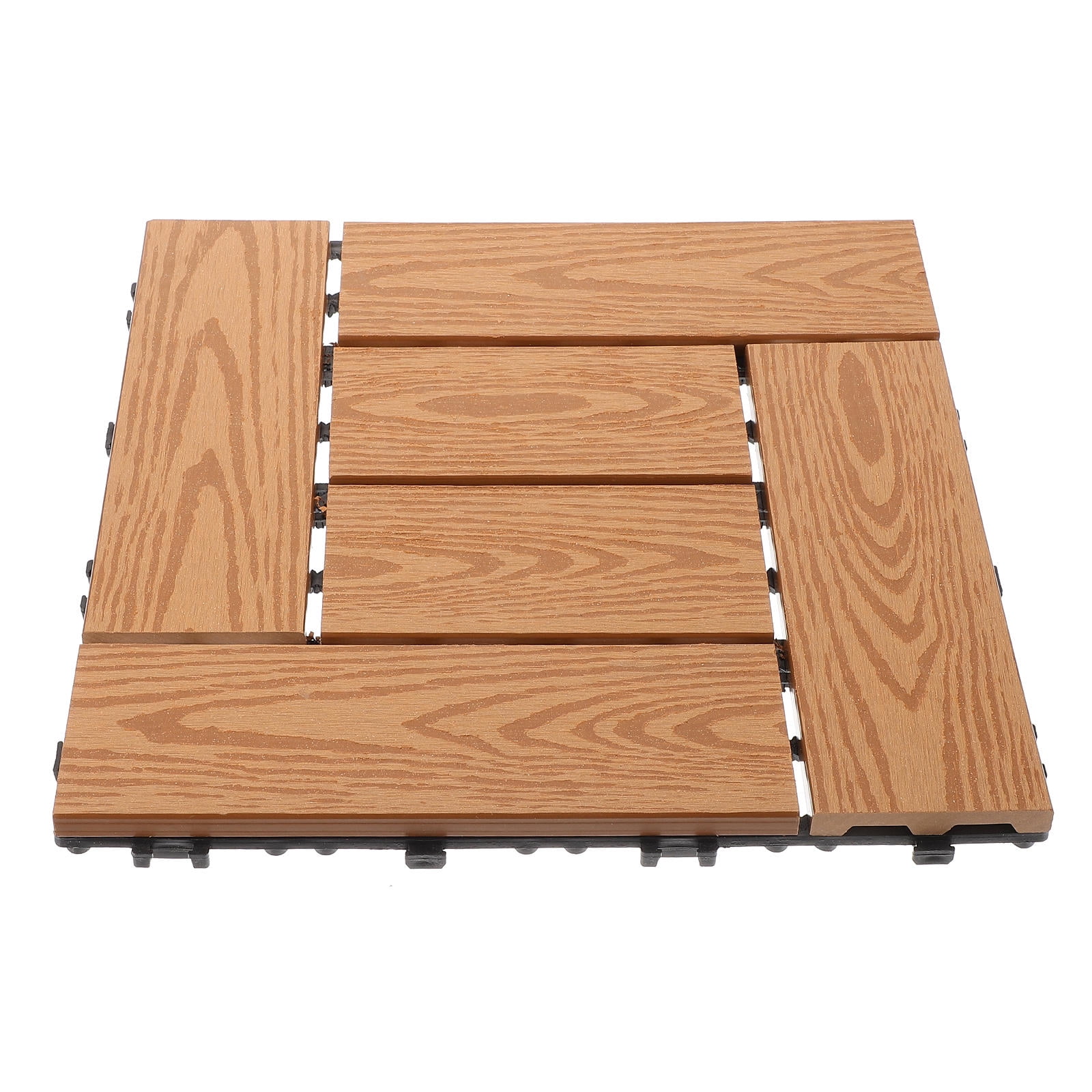 Hemoton Decorative Interlocking Deck Floor Interlocking Deck Tile ...