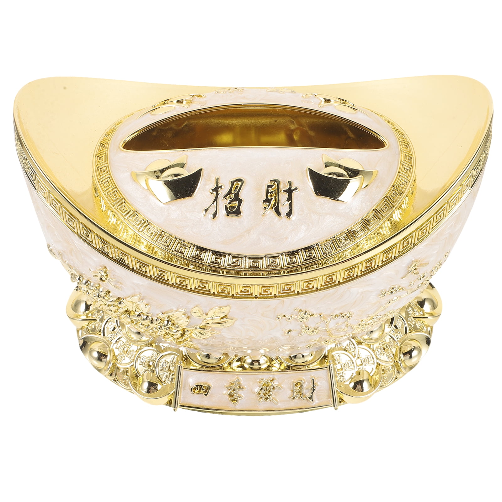 Hemoton Decorative Tissue Holder Table Tissue Dispenser Ingot Design ...