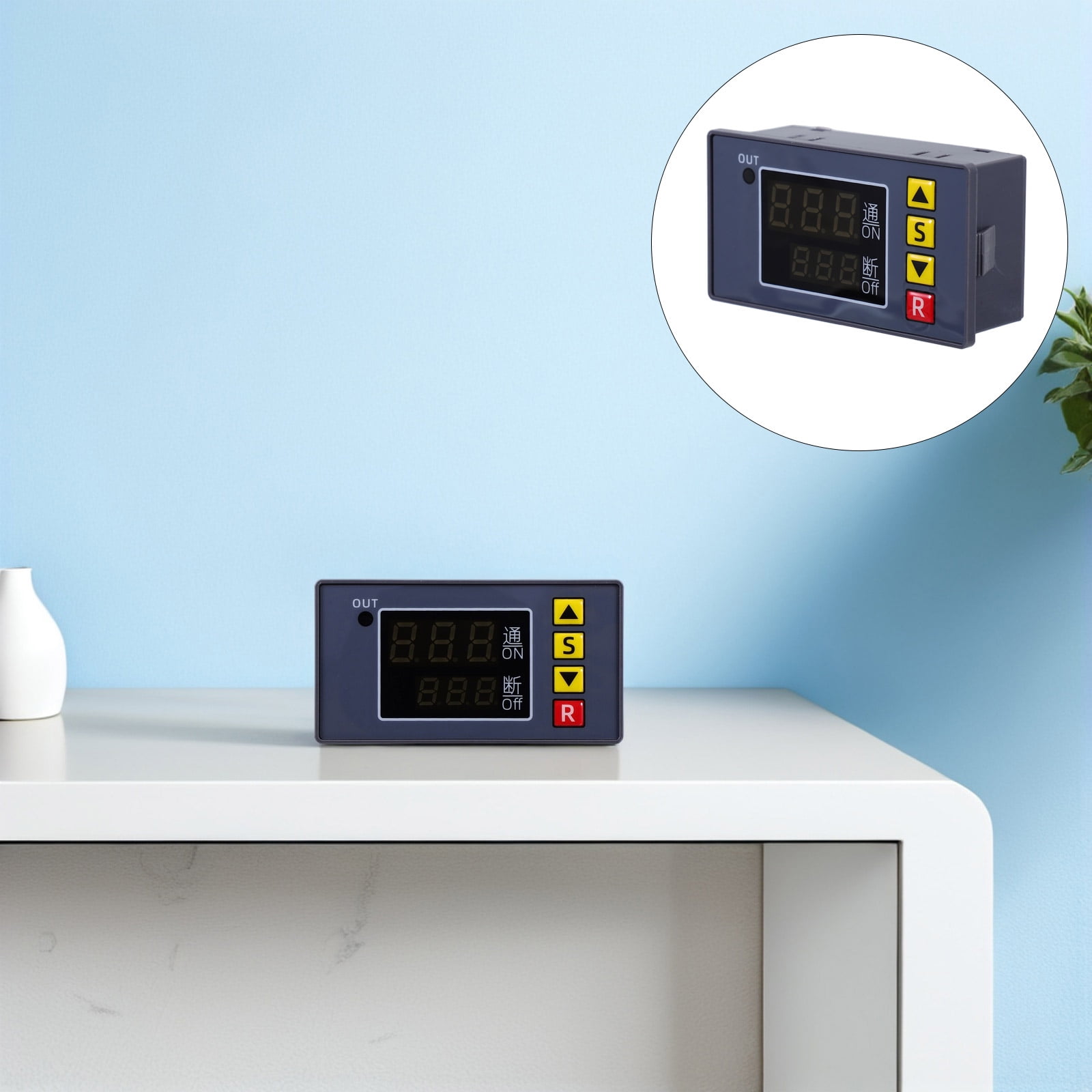 Hemoton Digital Display Time Relay With Cycle Delay Timer Relay Module For Automation Equipment ...