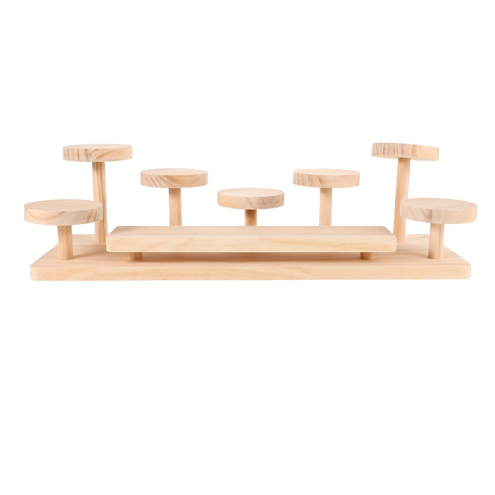 Hemoton Display Racks for Cosmetics Wooden Perfume Organizer Stand ...