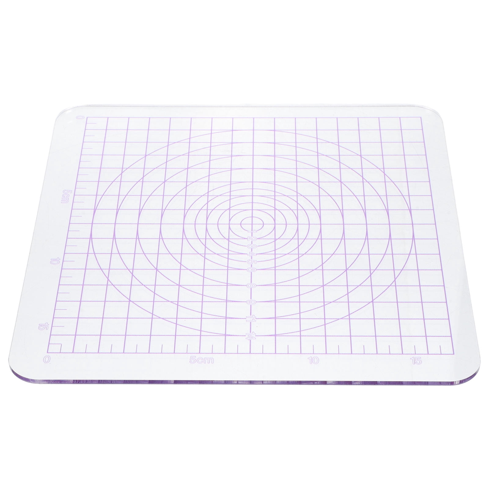 Hemoton Diy Clay Pressing Tool Square Transparent Acrylic Plate For ...