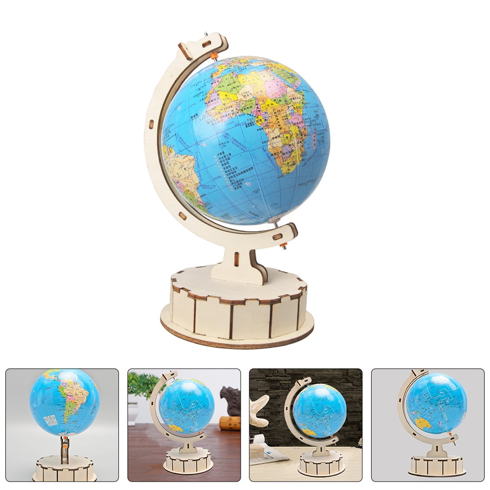 Hemoton Diy Earth Globe Set Made of Synthetic Material for Kids Science ...