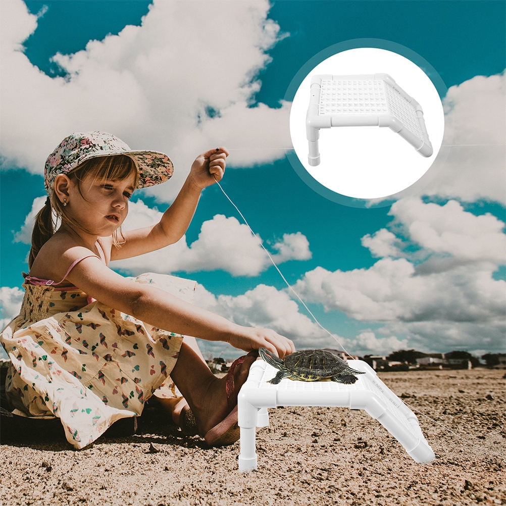 Hemoton Diy Turtle Basking Platform With Climbing Ramp Tortoise ...