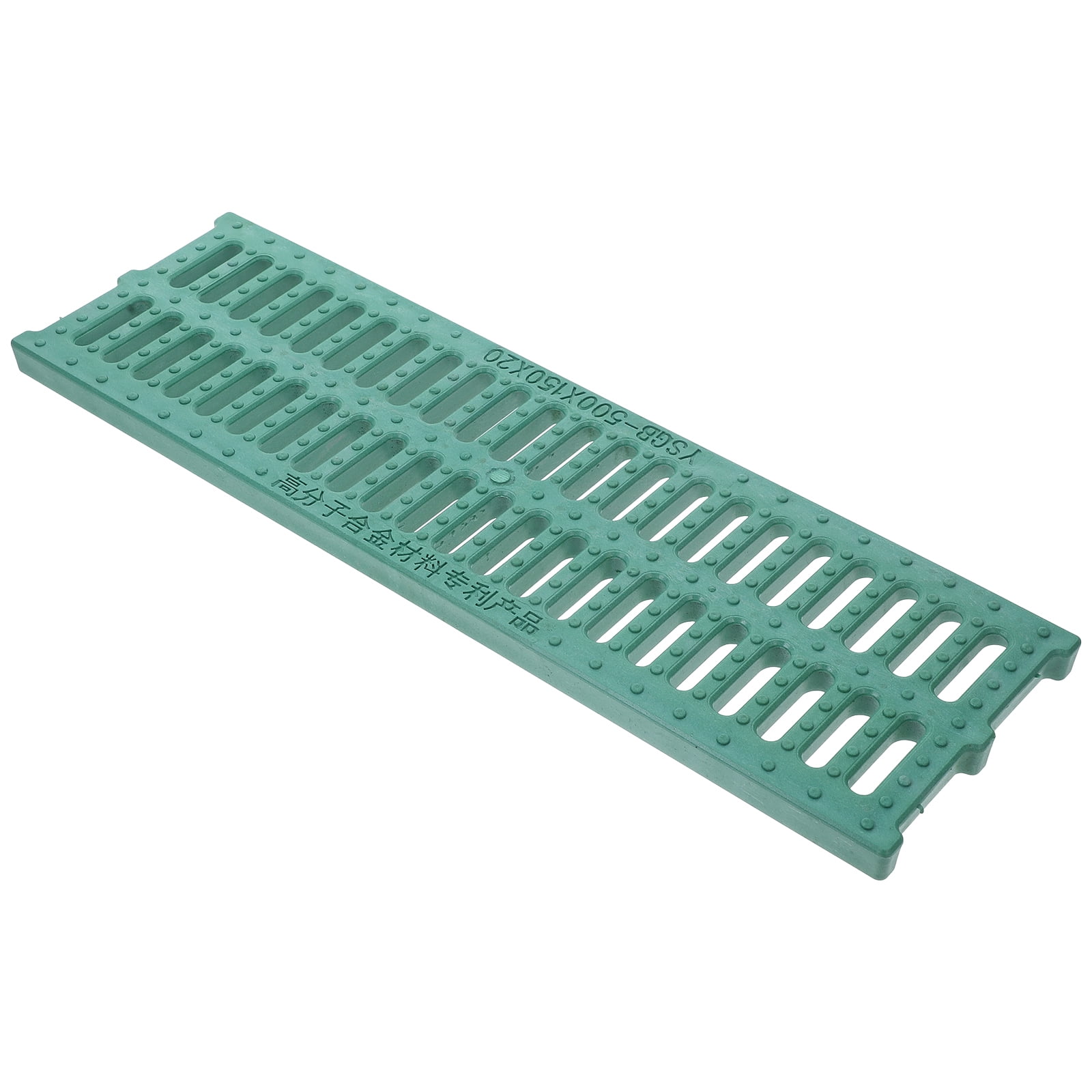 SOPOTUTU Plastic Channel Drain Grate Green for Garden Outdoor Yard ...