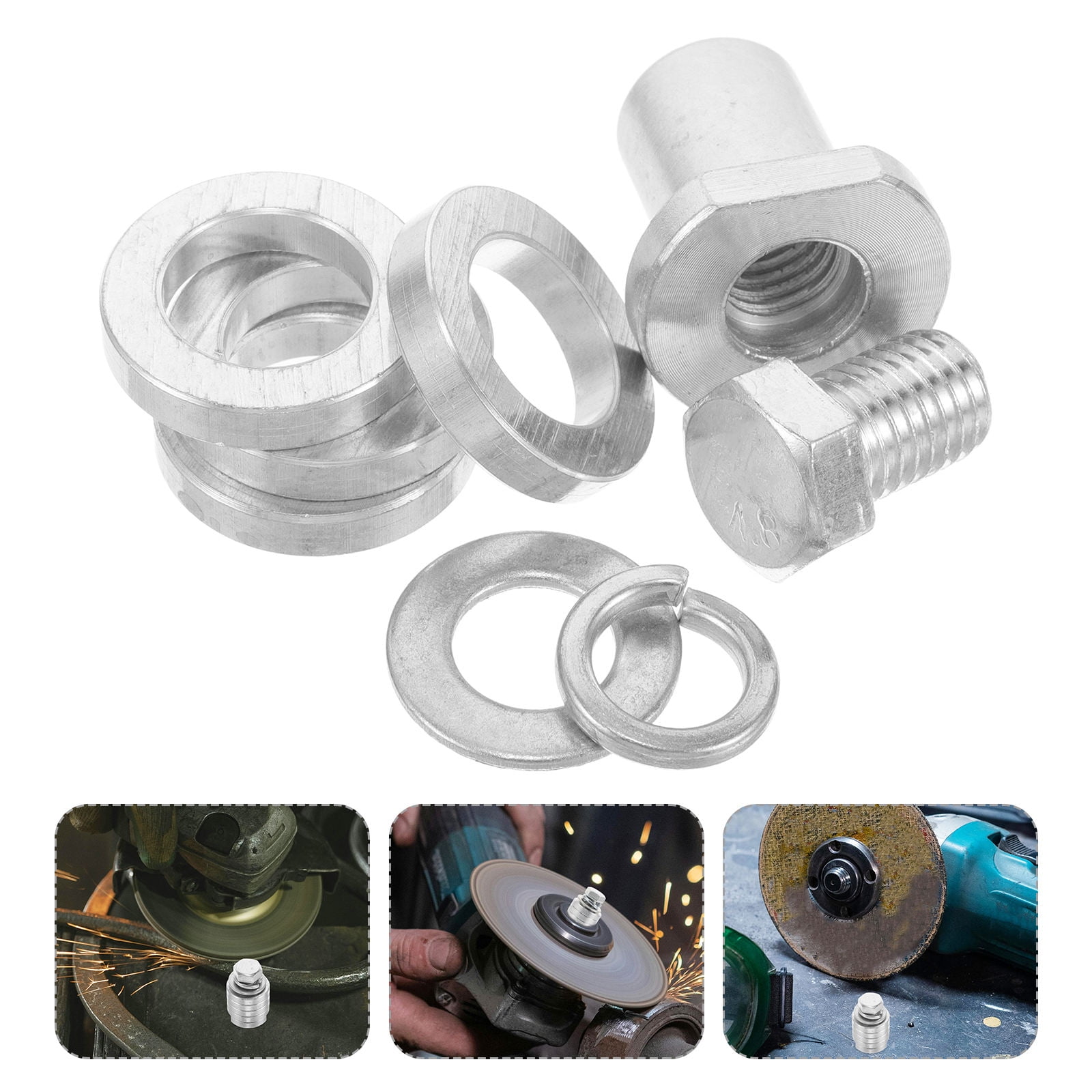 RENACLIPY Angle Grinder Adapter Silver Grooving Machine Power Tool ...