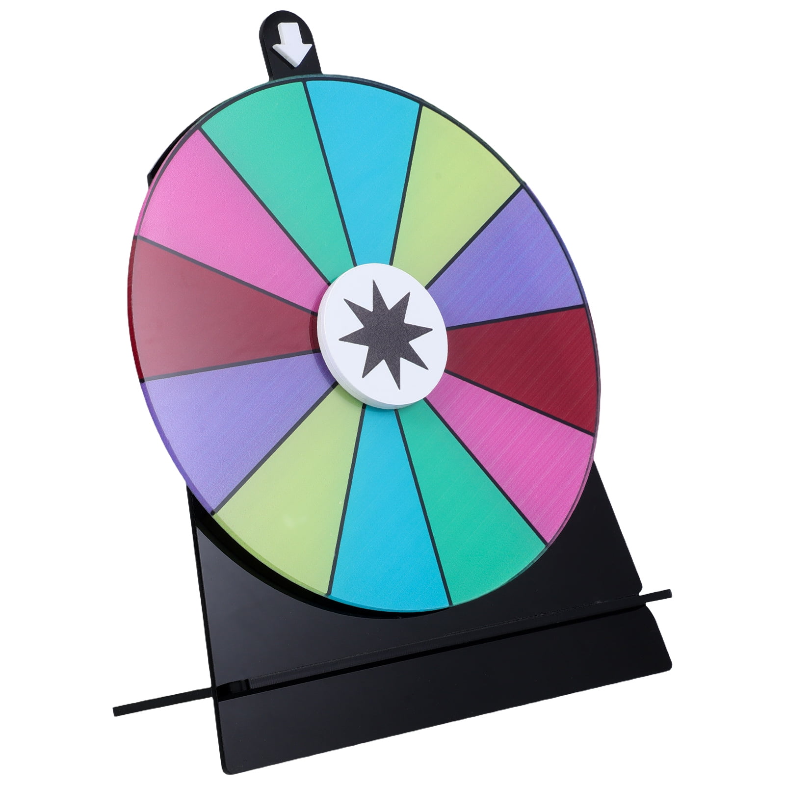 Hemoton Dry Erase Wheel Roulette Wheel Acrylic Rotating Game Wheel ...