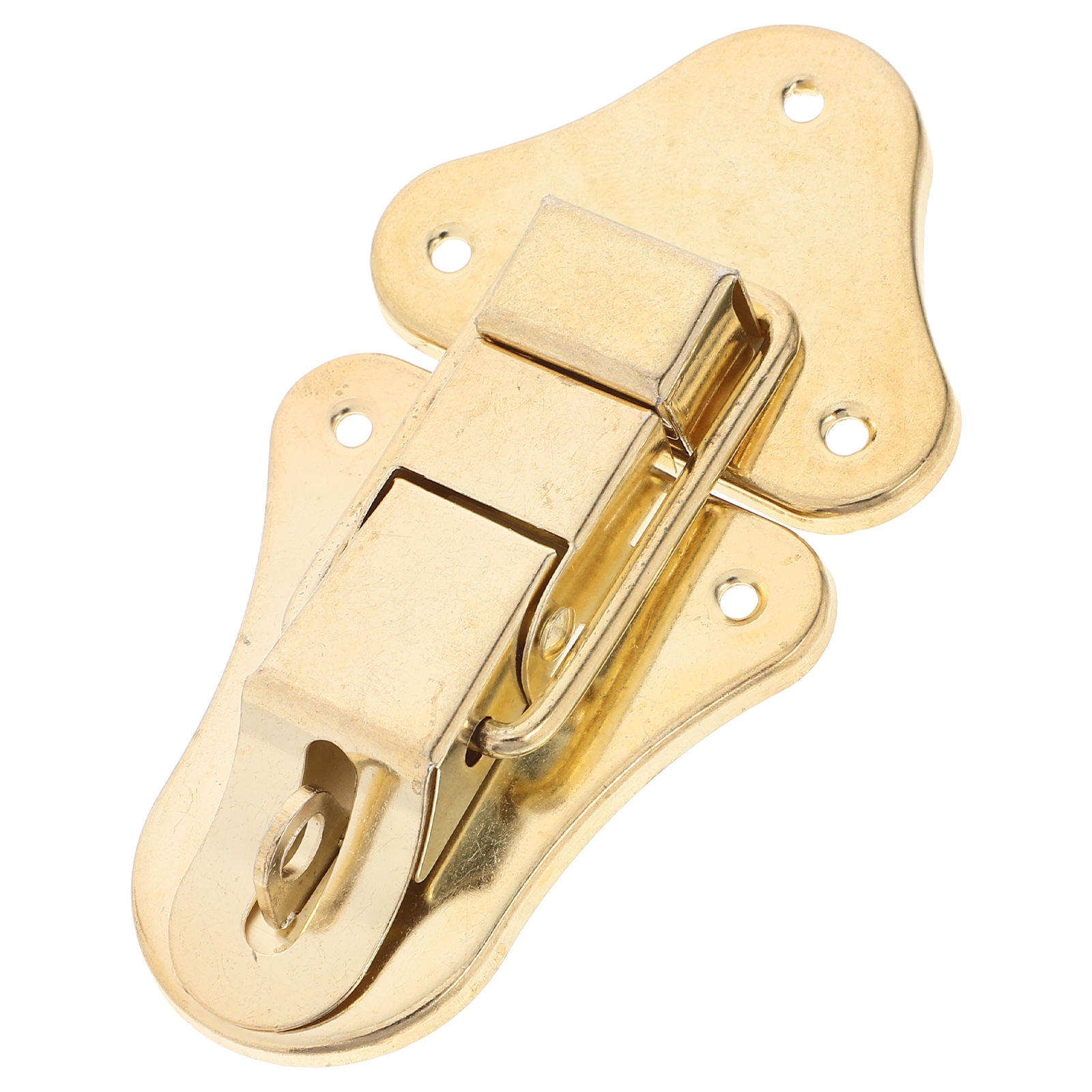 Hemoton Duckbilled Hasp Clasp Latch Lock Chest Latches Hardware Golden ...