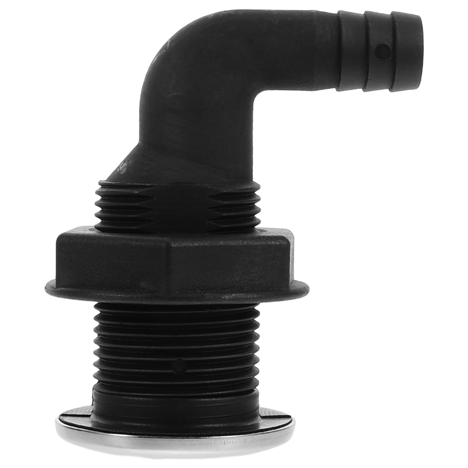 Hemoton Efficient Boat Deck Drain Adapter Thru-Hull Scupper For Marine ...