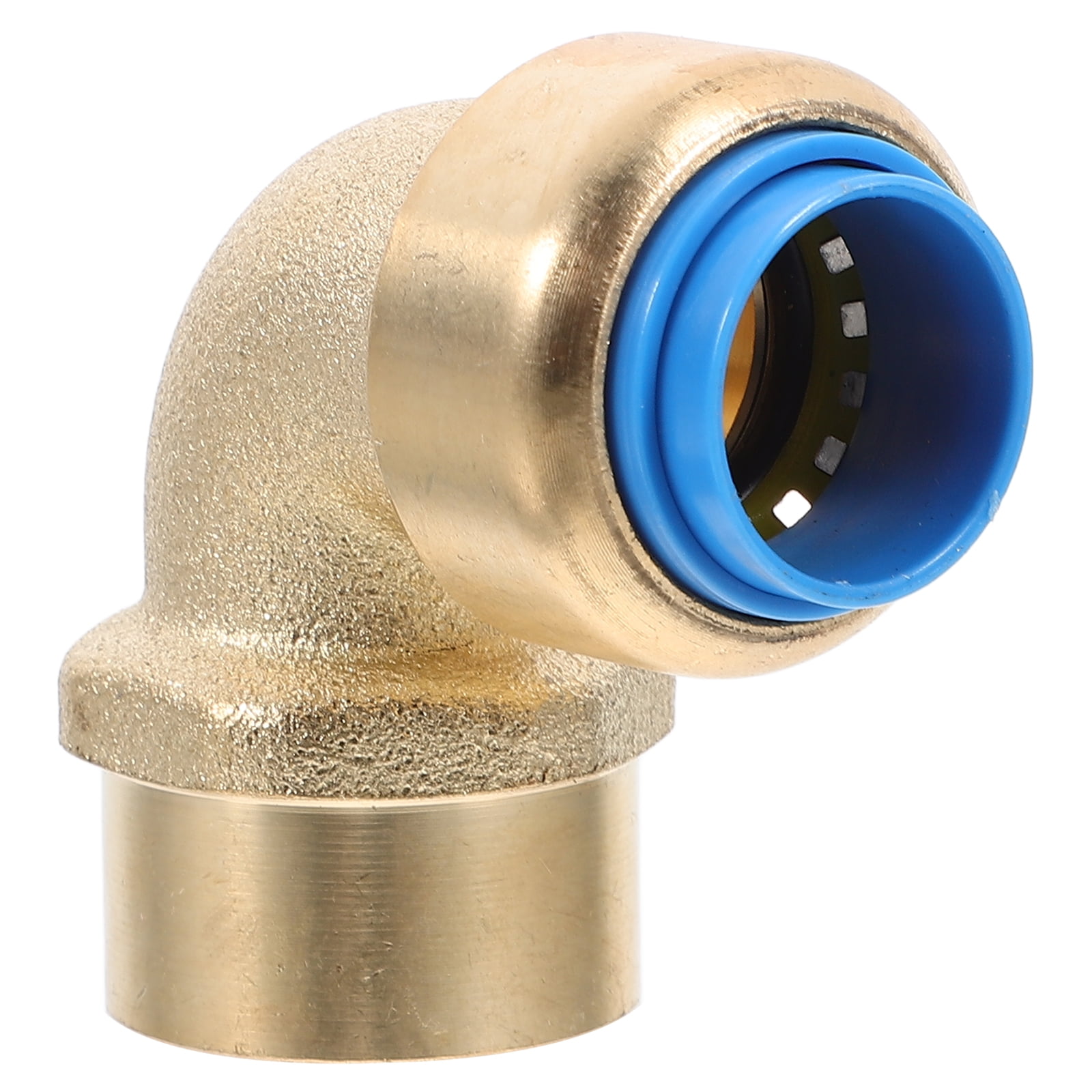 Hemoton Elbow 90 Degree Brass Push To Connect Plumbing Fitting Threaded ...