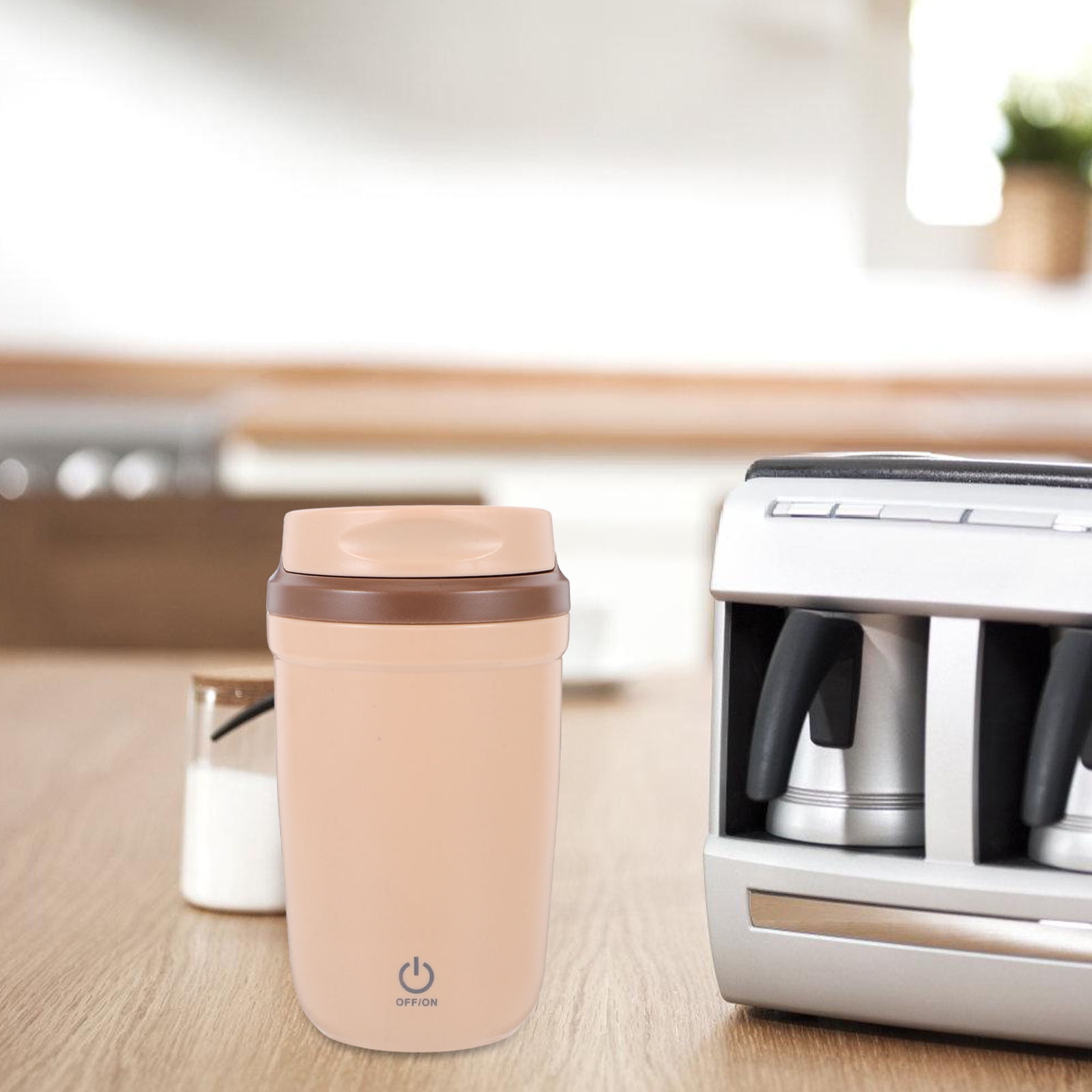 Hemoton Electric Shaker Bottle Portable Coffee Rechargeable Shaker Cups ...