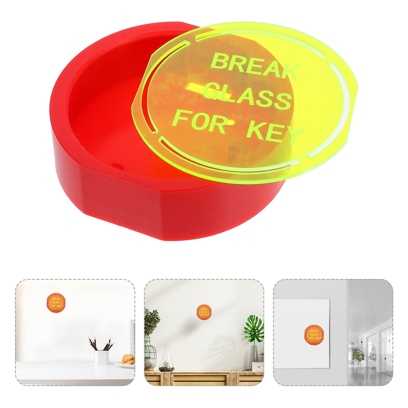 Hemoton Emergency Wall Mounted Box for Doors and Windows Fire Safety ...