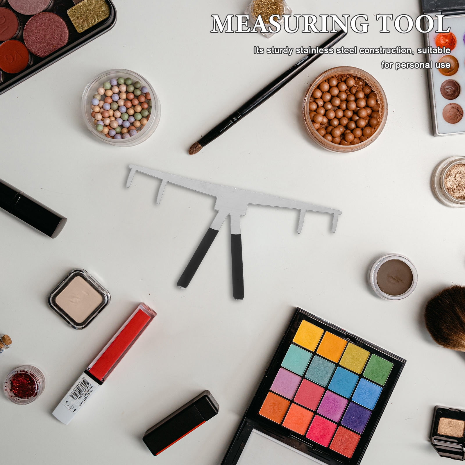 Hemoton Eyebrow Tattooing Tool Brow Mapping Ruler Eyebrow Position Tool ...