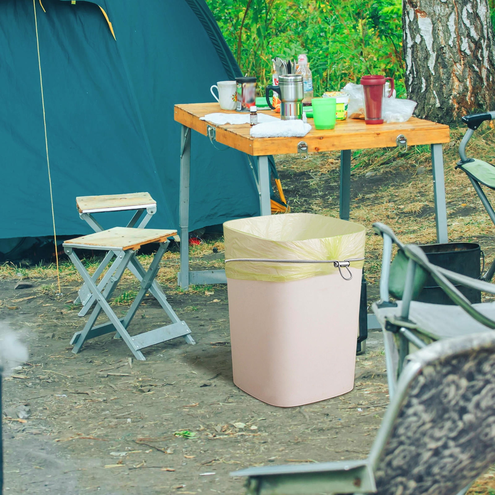 Hemoton FRCOLOR 6pcs Elastics Small Rubber Bands Garbage Bag Ties ...