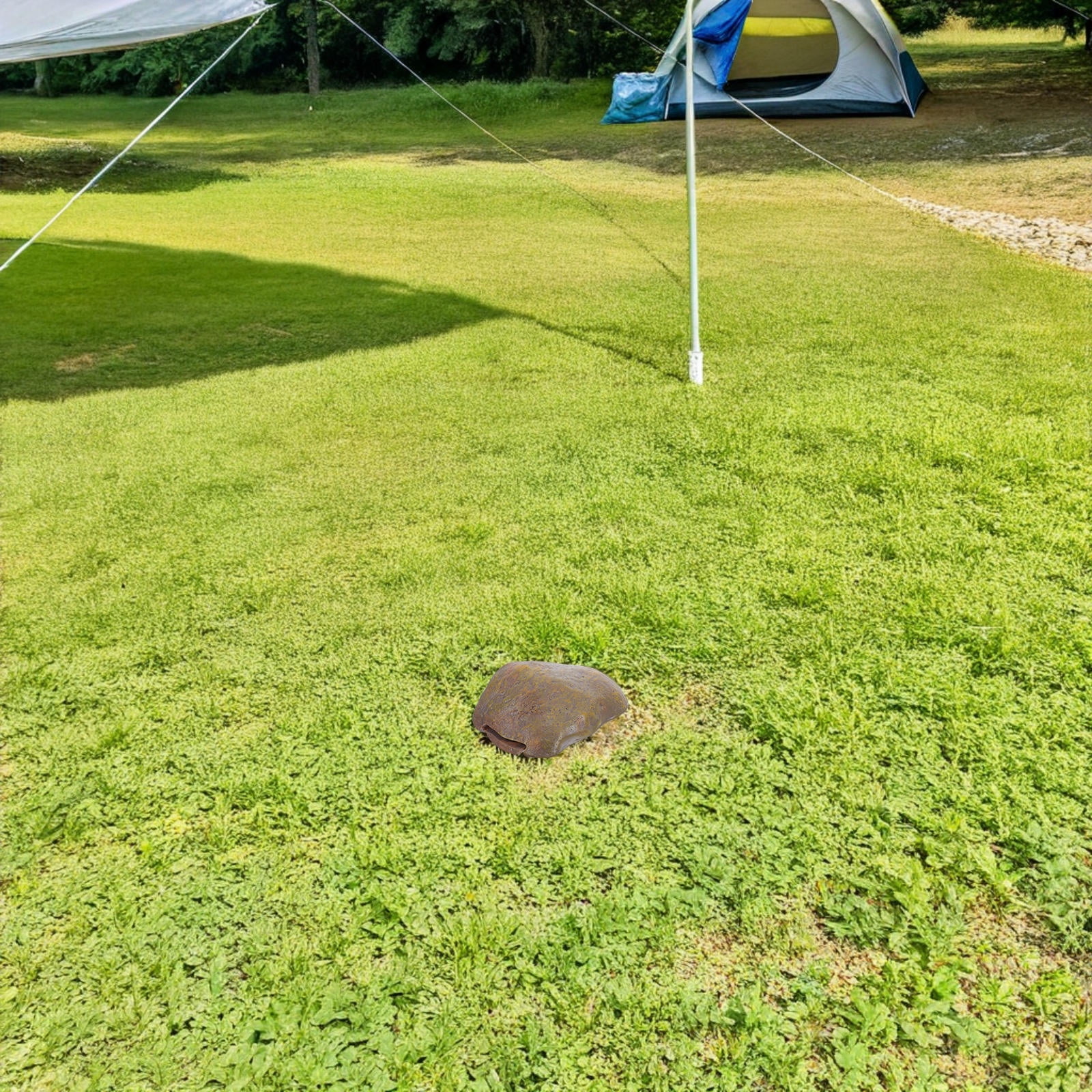 Hemoton Fake Rock Key Box Outdoor Spare Garden Key Box Stone Key Holder ...