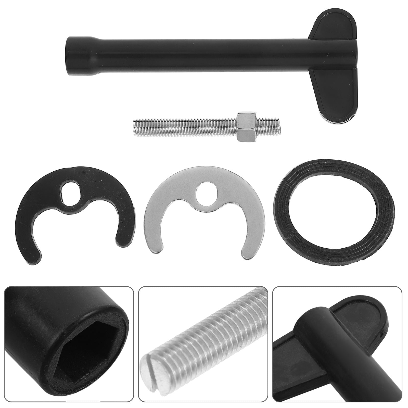 Hemoton Faucet Fixing Bracket Kit Faucet Mounting Nut And Washer Basin ...