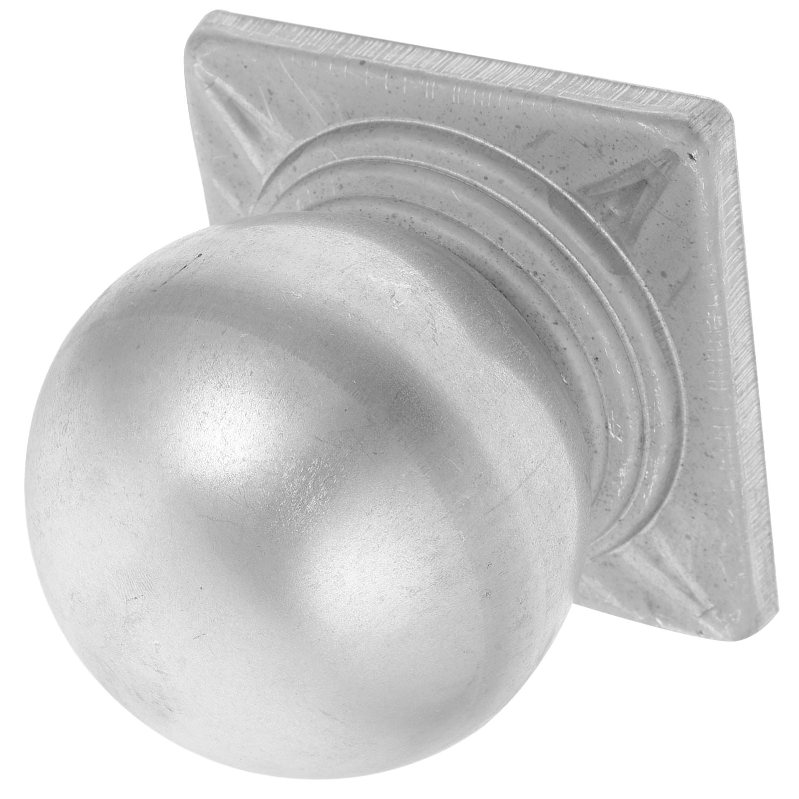 Hemoton Fence Post Cap Ball Shaped Post Cap Metal Fence Cap Fence ...