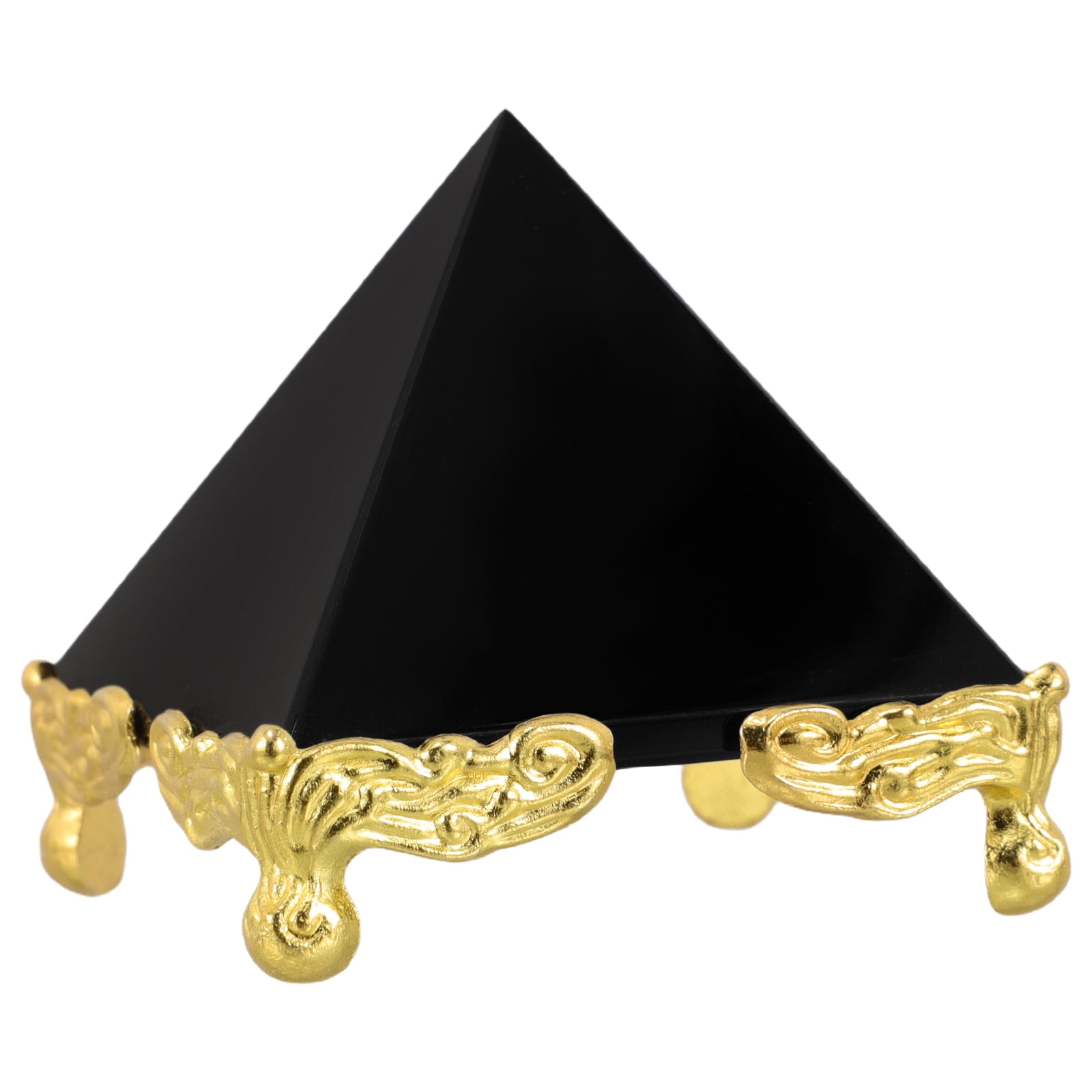 Hemoton Feng Shui Crystal Pyramid Figurine Egyptian Pyramid Statue with ...