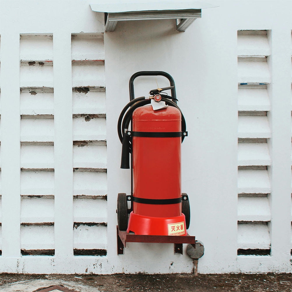 Hemoton Fire Extinguisher Stand for Emergency Fluorescence Plastic Base ...