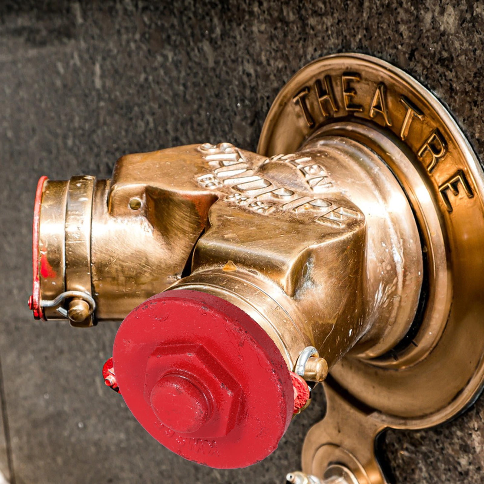 Hemoton Fire Hydrant Cap Iron Piece Hydrant Cap Replacement Metal Fire ...