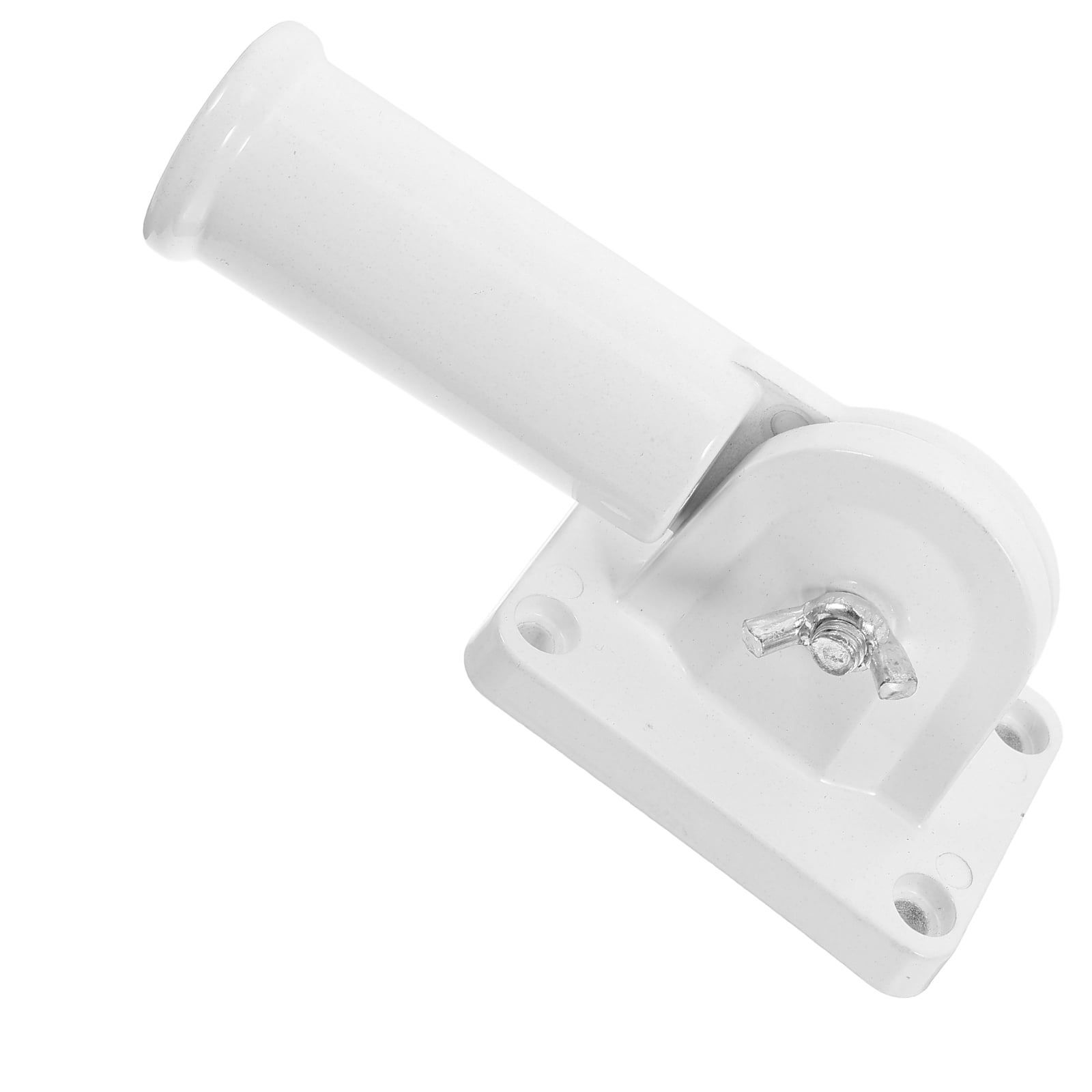 Hemoton Flag Pole Holder 180 Degree Adjustable Flag Pole Stand Flagpole ...