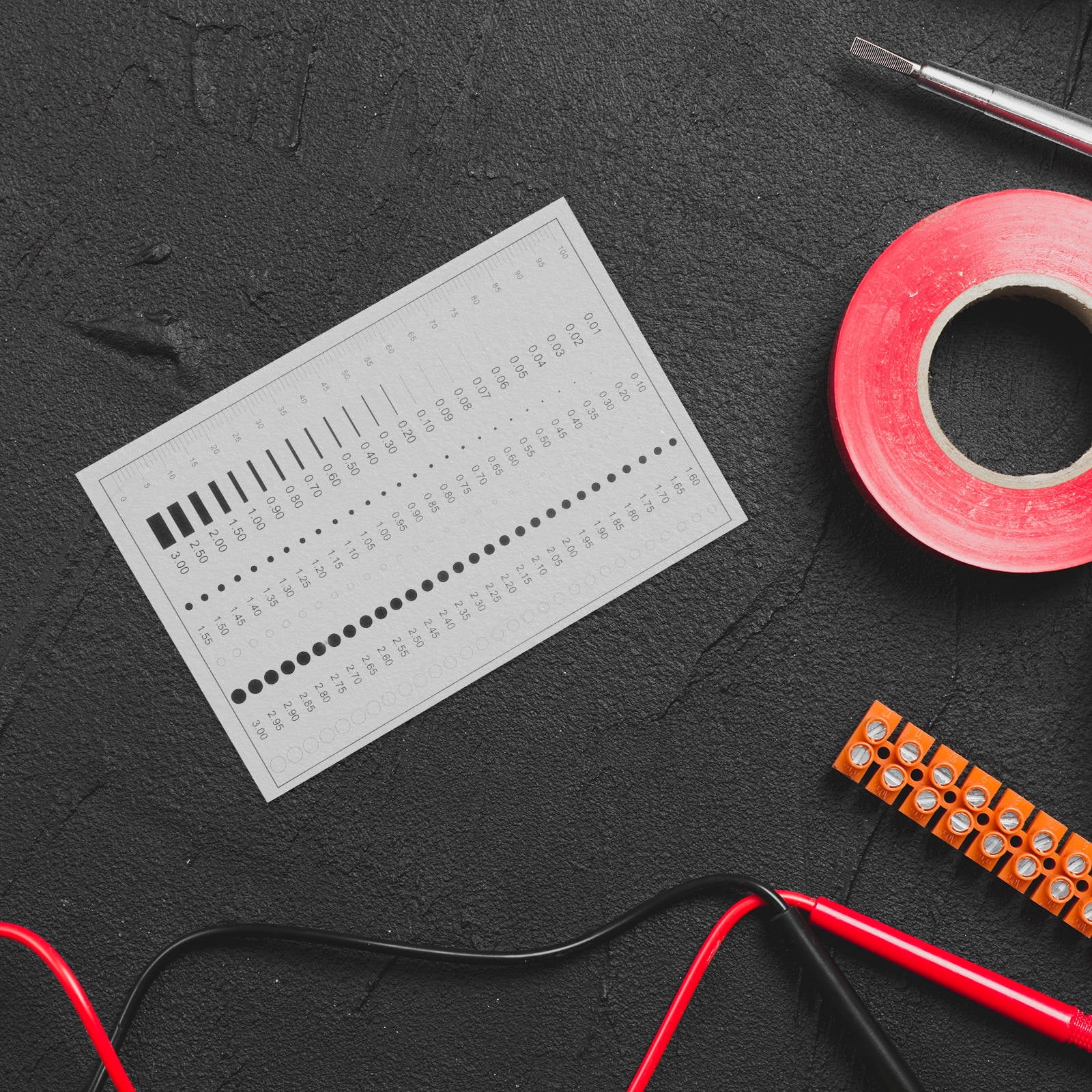 Hemoton Flaw Detection Gauge High Precision Estimation Chart Measuring ...