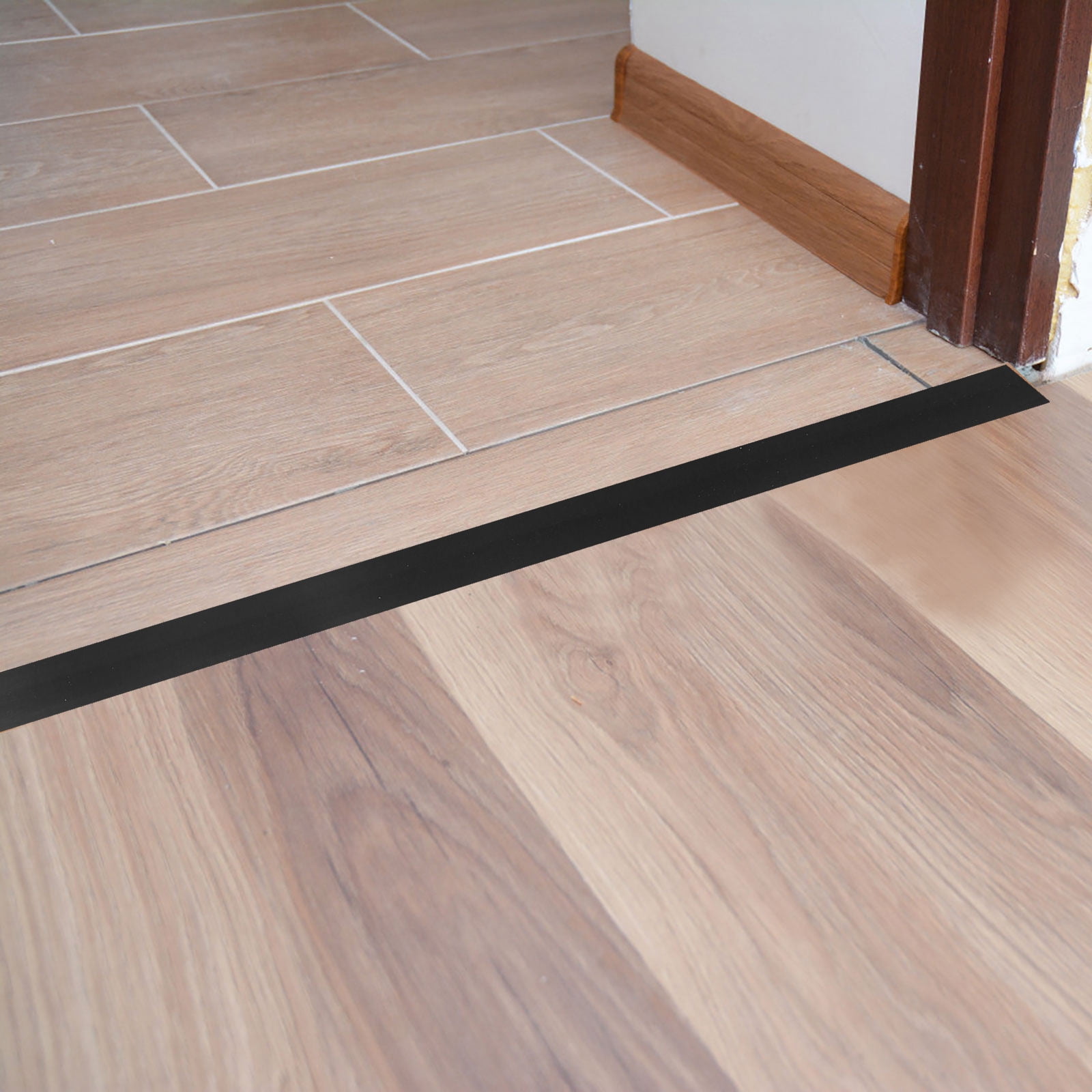 Hemoton Floor Transition Strips Self Adhesive Flat Flooring Transitions ...