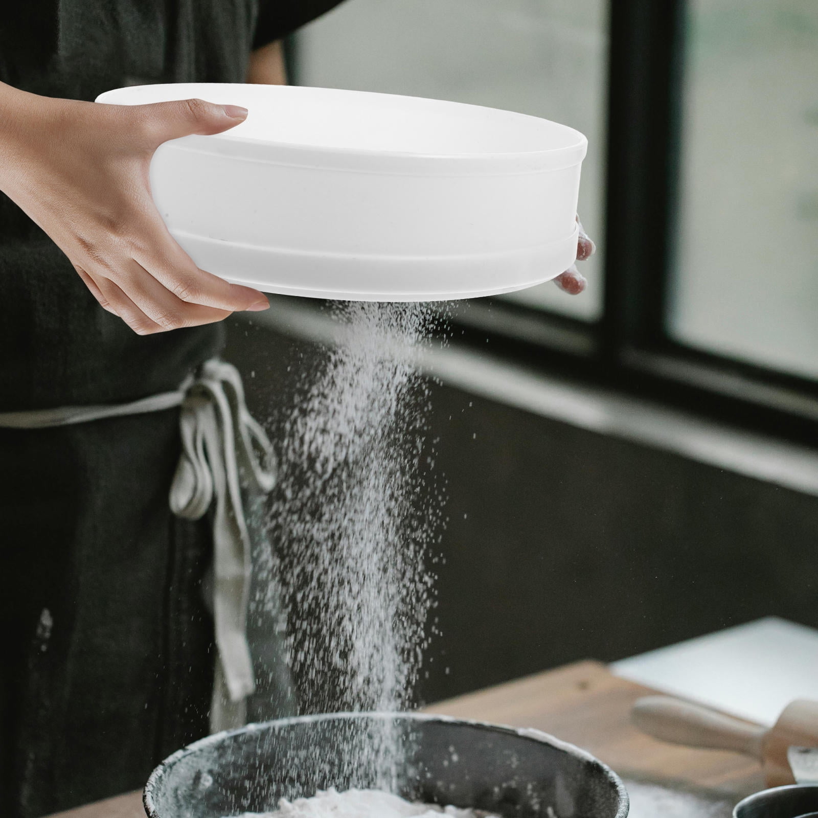 Hemoton Flour Sieve Fine Mesh Stainless Steel Flour Sieve for Baking ...