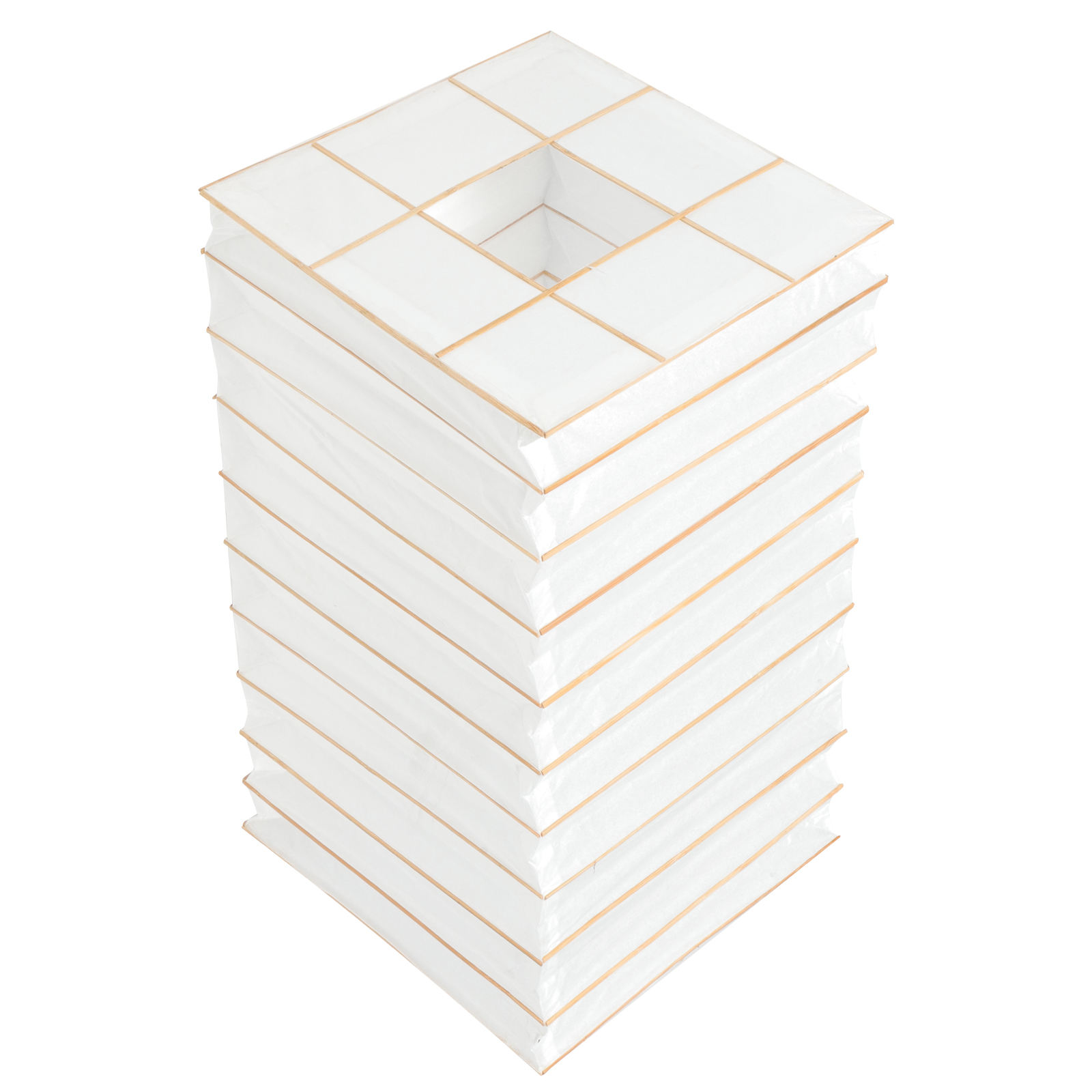 Hemoton Folding Paper Lanterns Shade Large Warm Light Lamp Origami ...