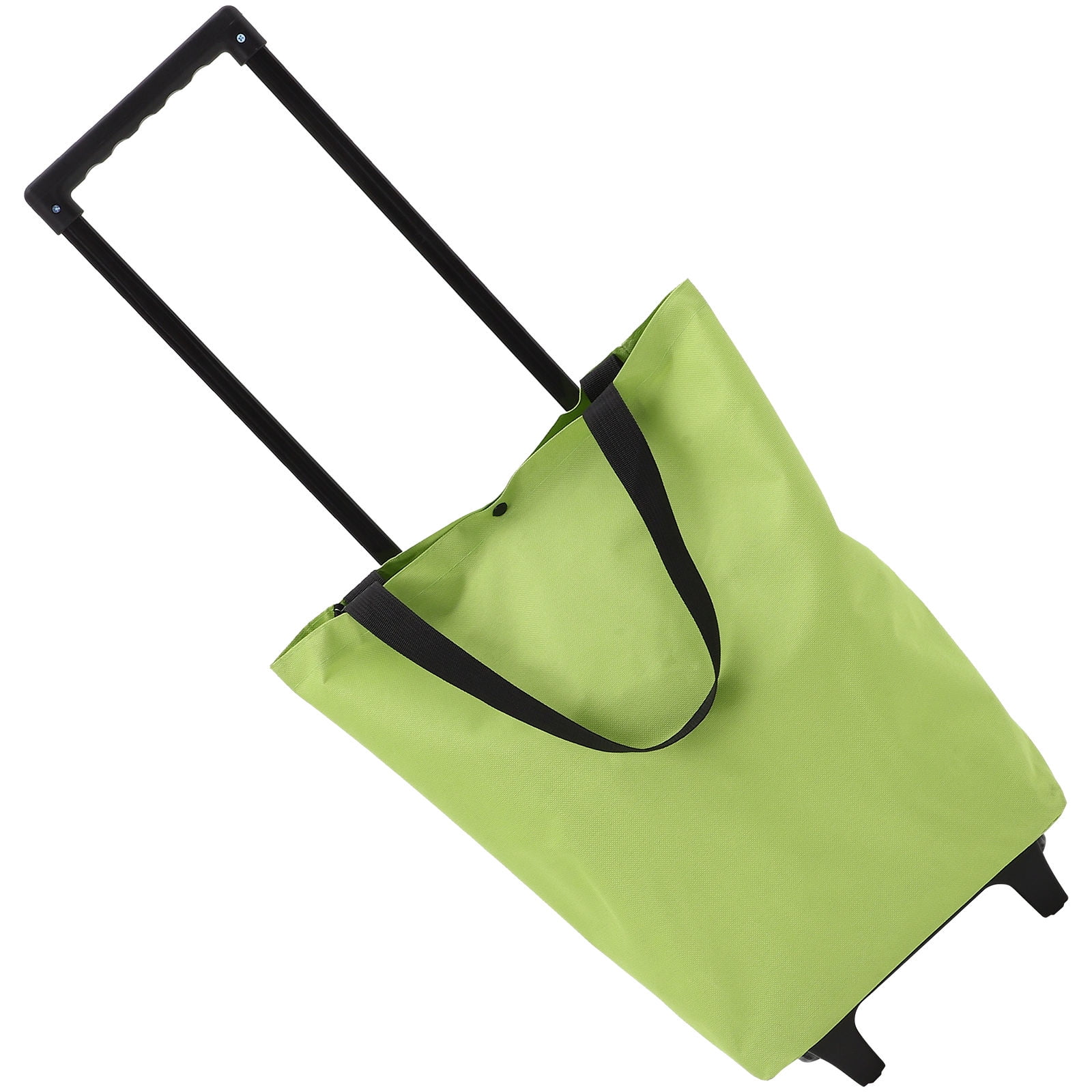 Hemoton Folding Shopping Cart Pull Handle Shopping Tote Bag Women ...