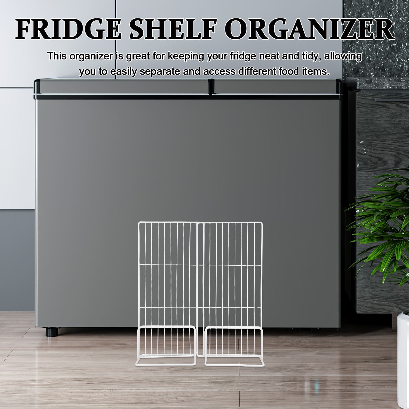 Hemoton Fridge Divider Plastic Mesh Freezer Shelf Dividers For Neat ...