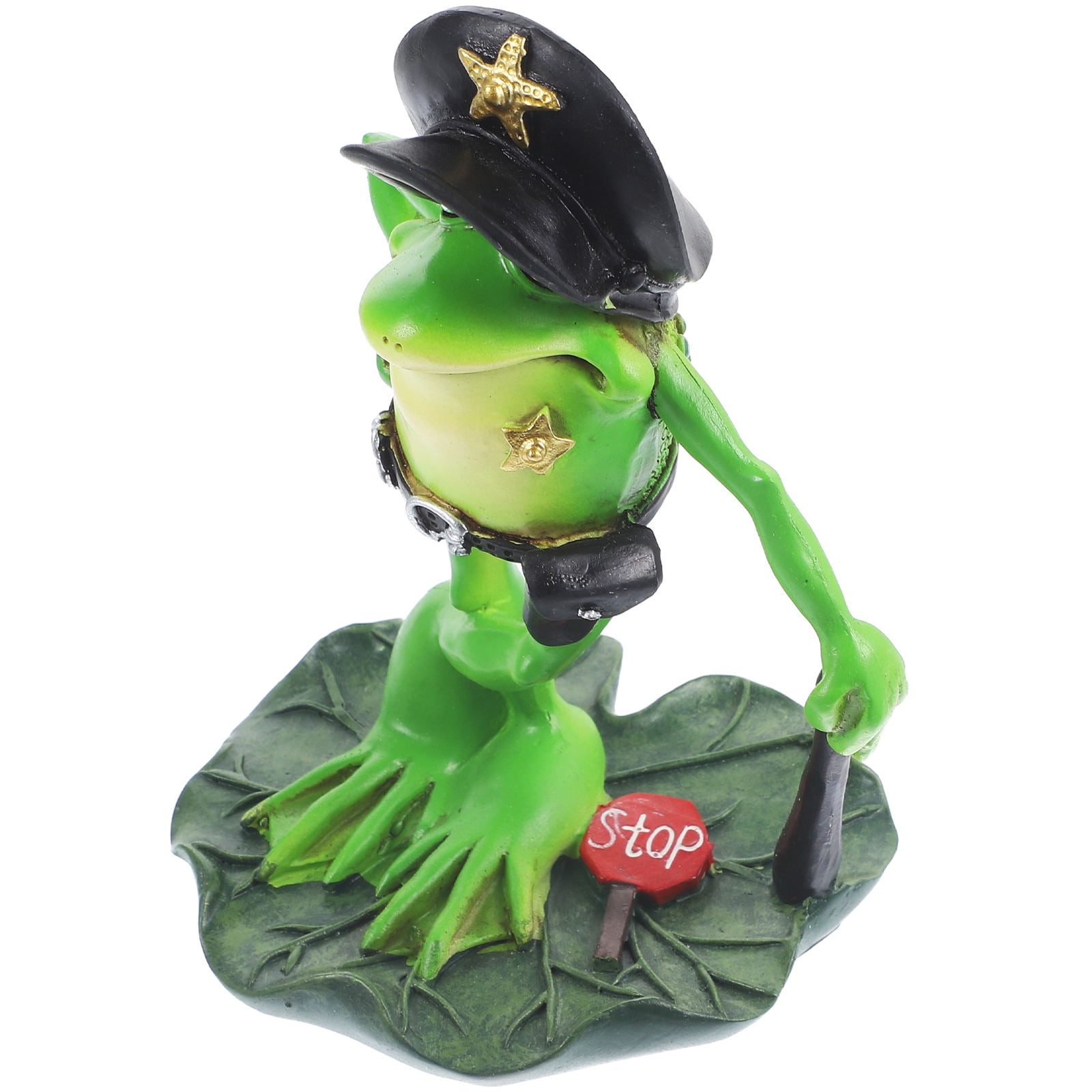 Hemoton Frog Statue Resin Frog Sculpture Animal Figurine Home Office ...