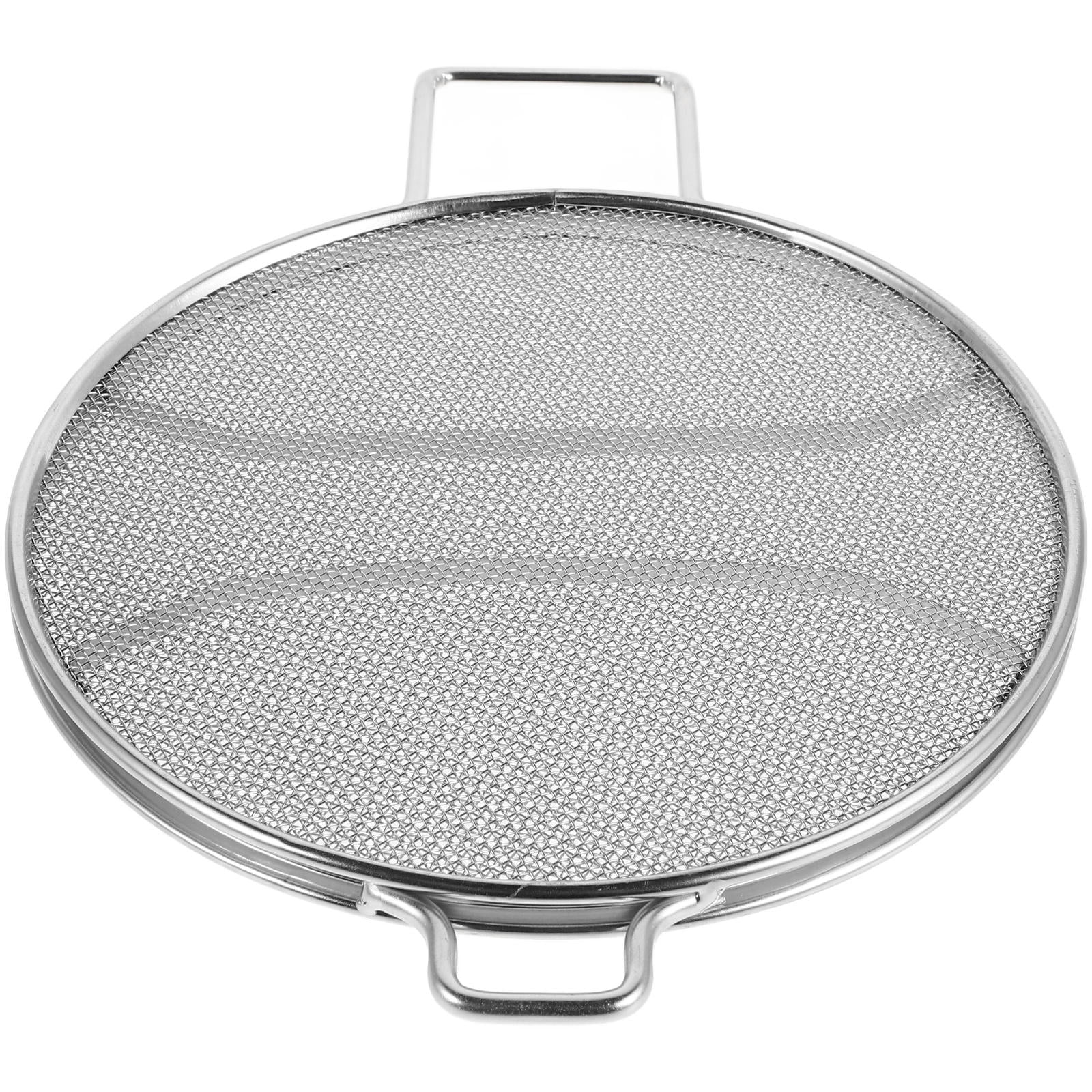 Hemoton Fry Pan Splatter Screen Oil Splatter Guard for Frying Pans ...